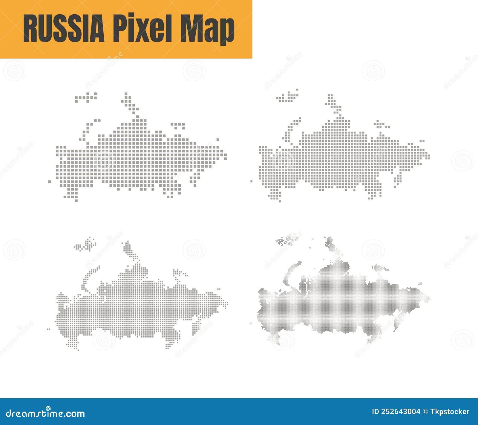 Abstract Russia Map with Dot Pixel Spot Modern Concept Design Isolated ...