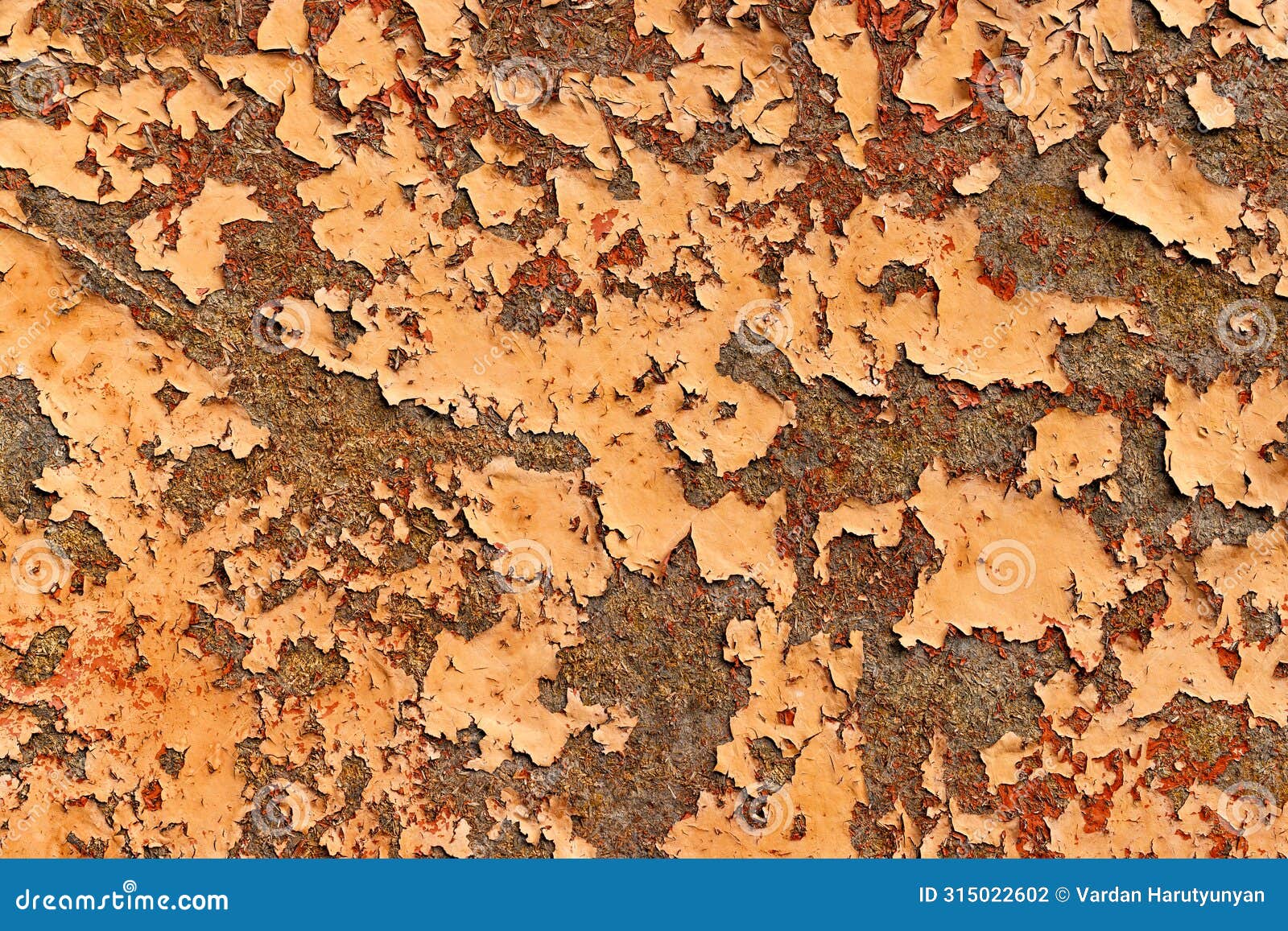 Abstract Rusted Metal Texture with Peeling Paint Layers Stock Photo ...