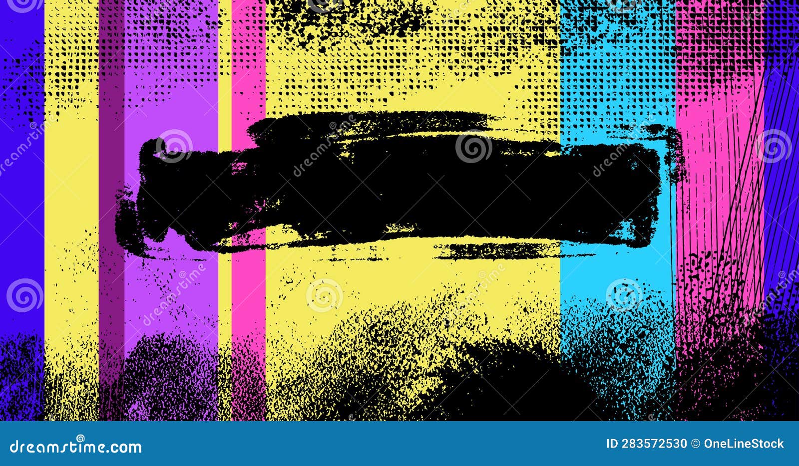 Abstract 80s Style Colorful Vivid Optimistic Background Stock ...