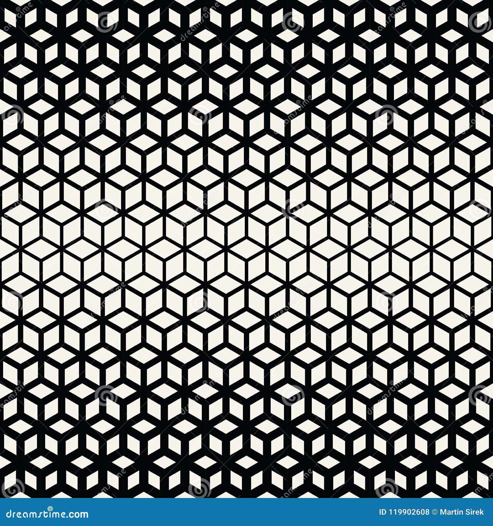 Sacred Geometry Cube Pattern