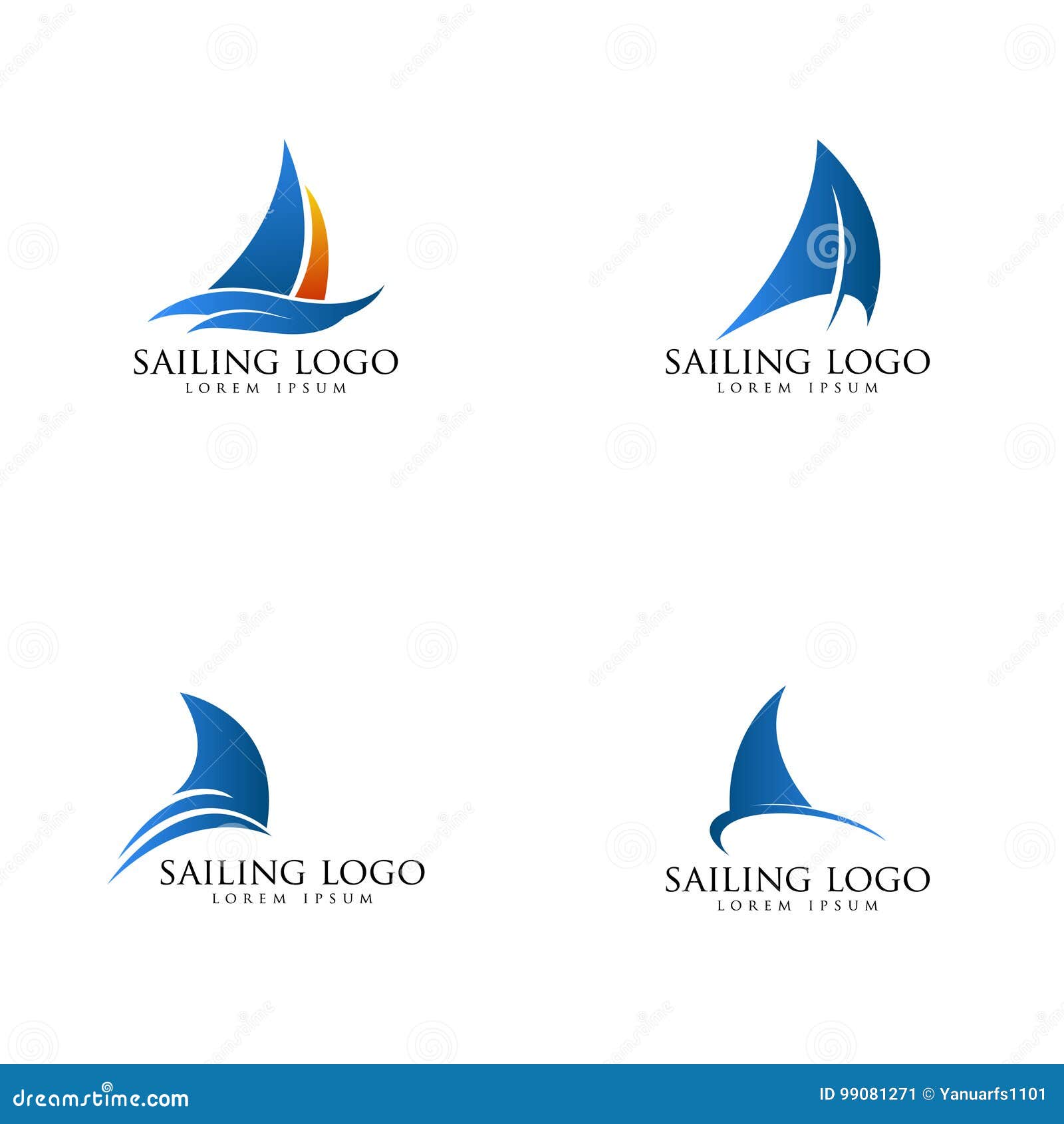 Sailing Logo Vector stock vector. Illustration of travel - 99081271
