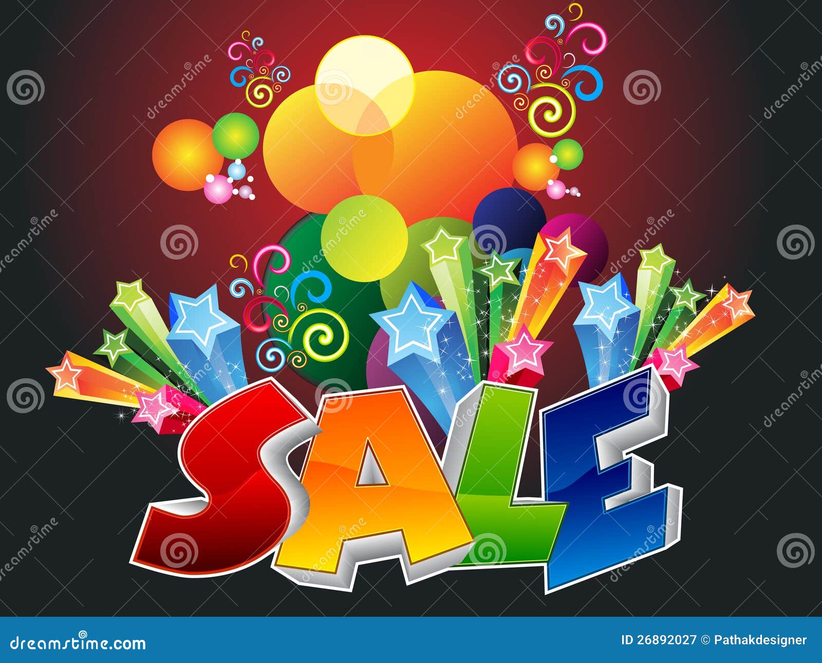 Abstract sale background stock vector. Illustration of digital - 26892027