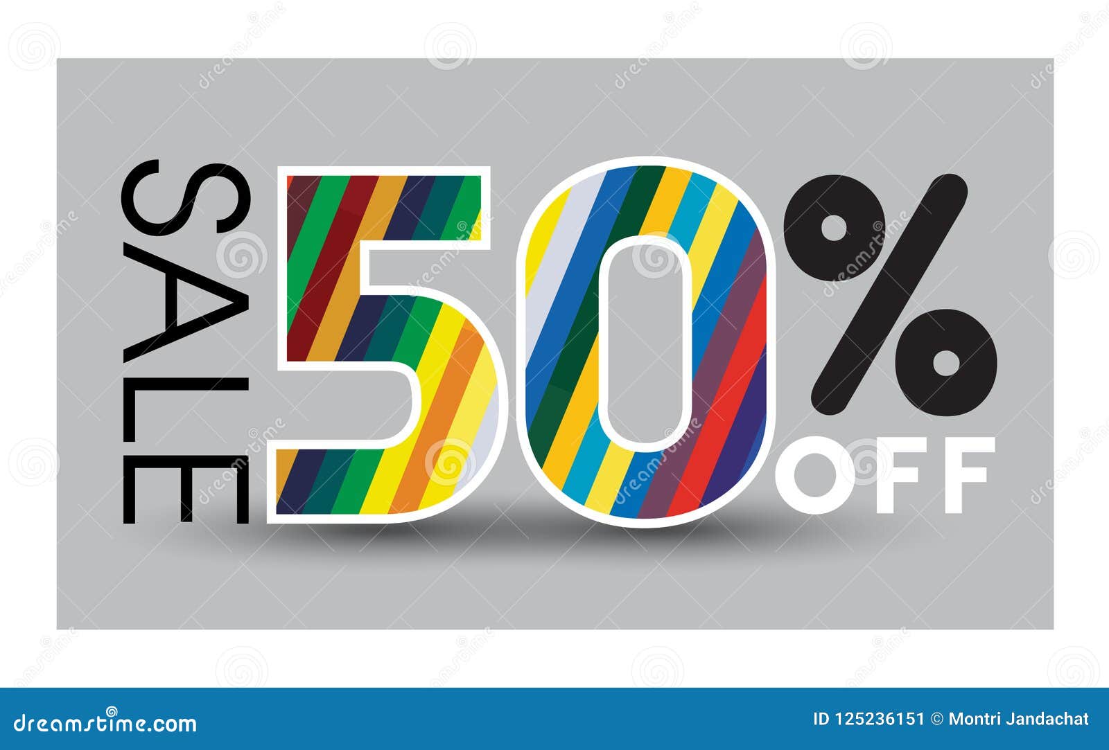 Abstract Sale Baner. Sale 50 Off Stock Vector - Illustration of design ...