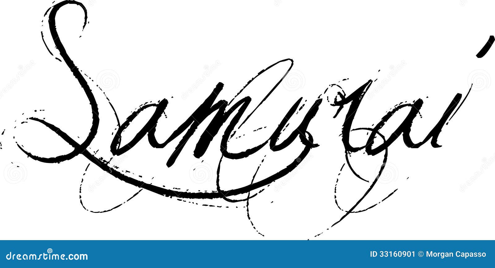 Abstract Samurai Sign stock vector. Illustration of fancy - 33160901