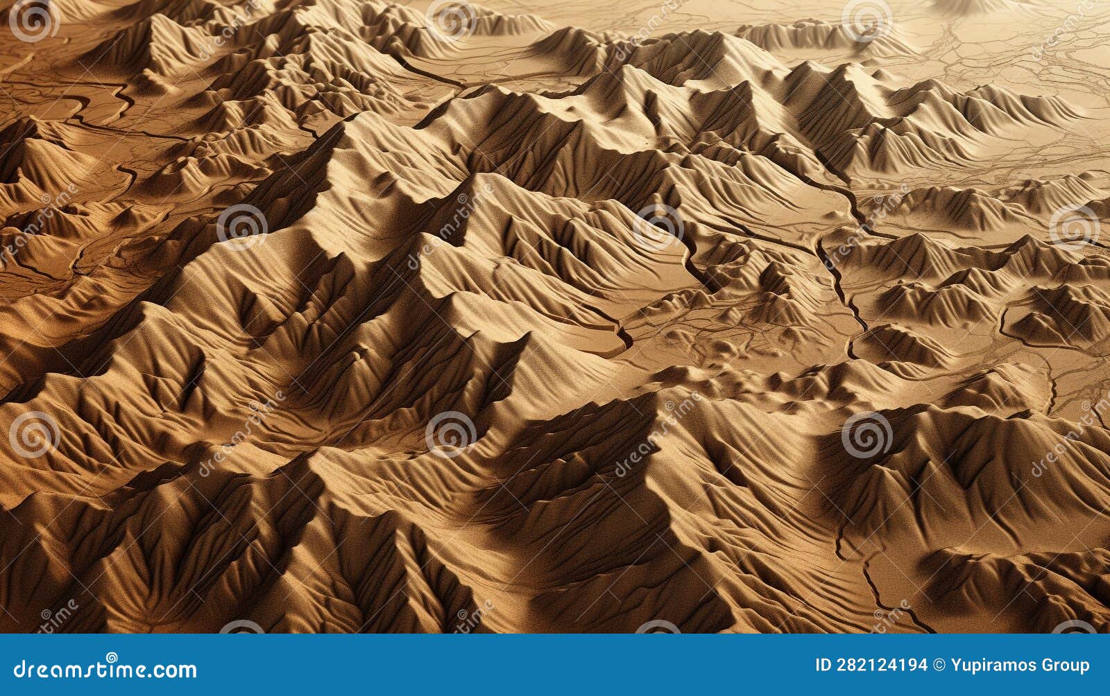 Abstract Sand Dune Pattern on Arid Mountain Landscape Wallpaper Design ...