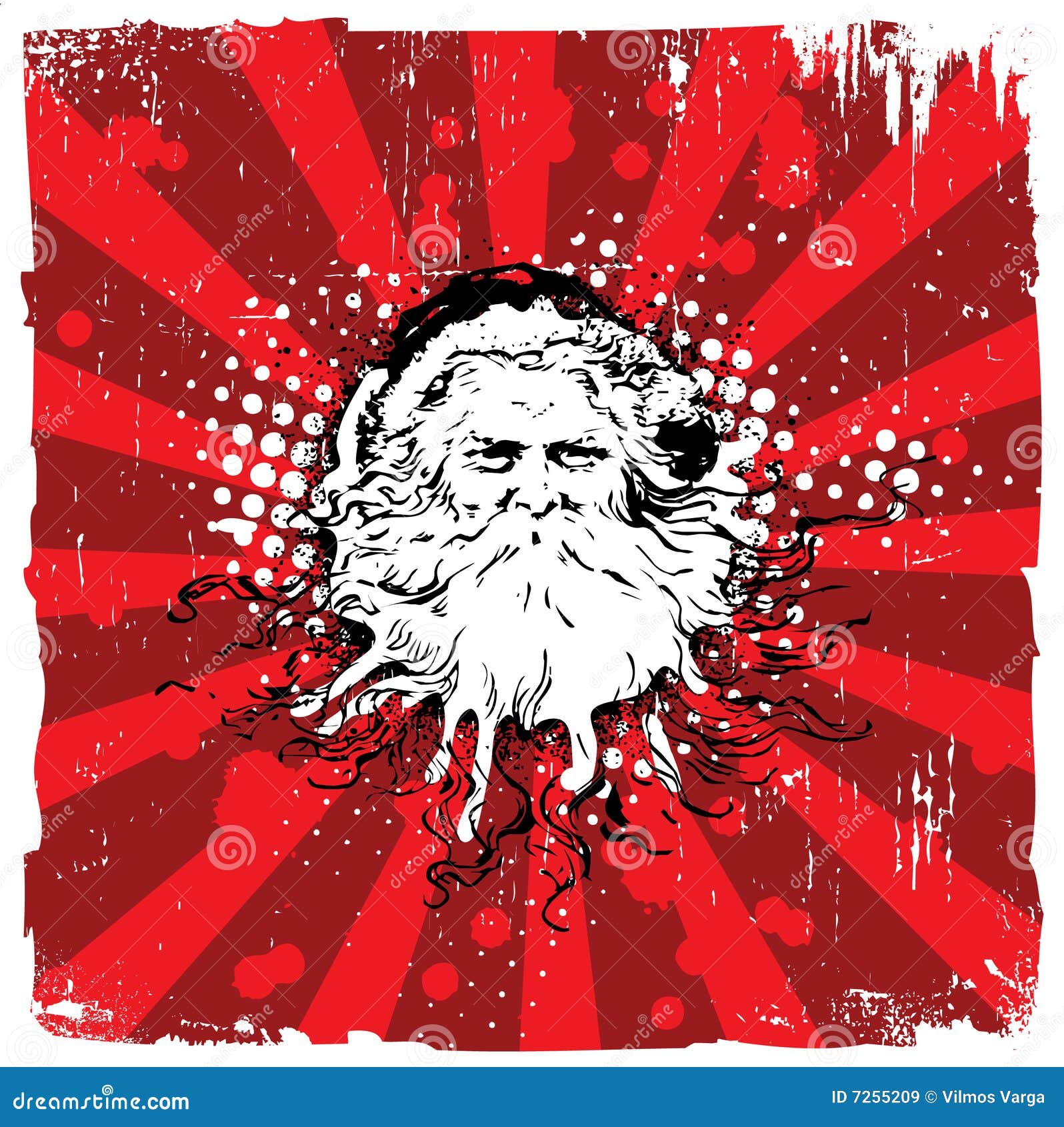 Abstract Santa Christmas Background Stock Vector - Illustration of snow ...