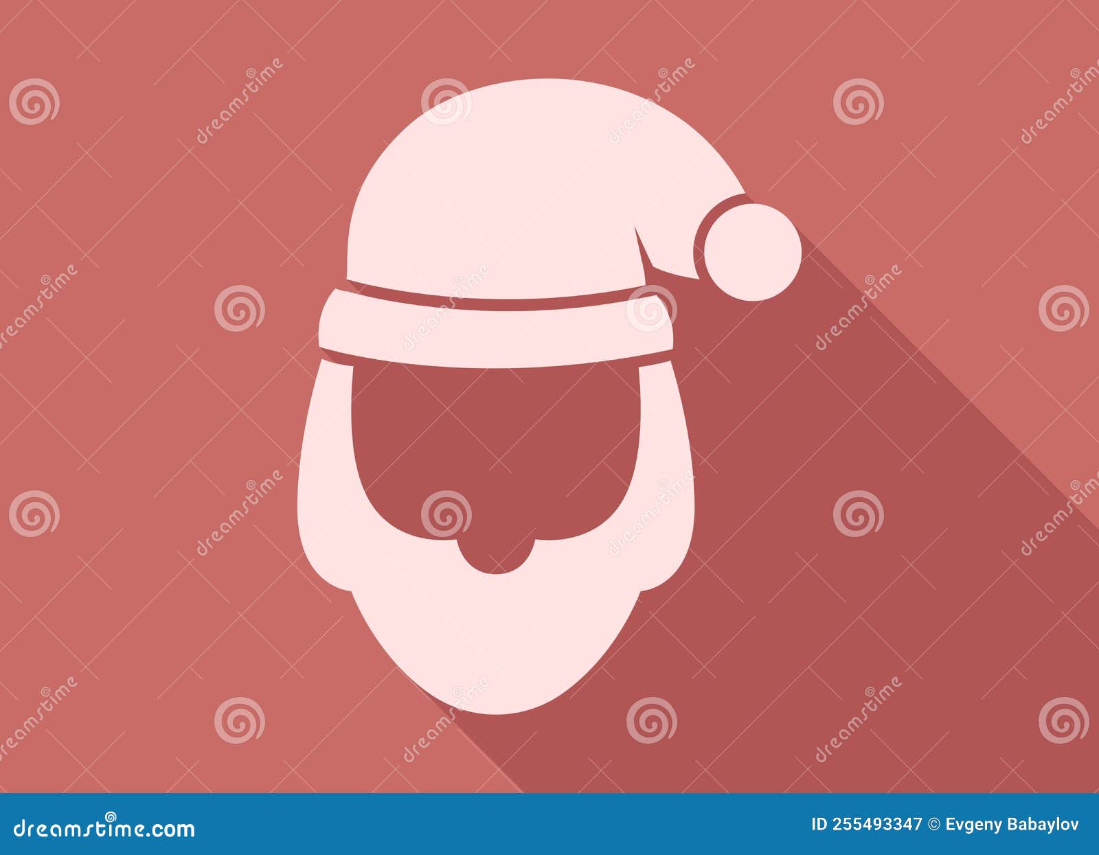 Abstract Santa Head, Christmas New Year Element - Vector Stock Vector ...