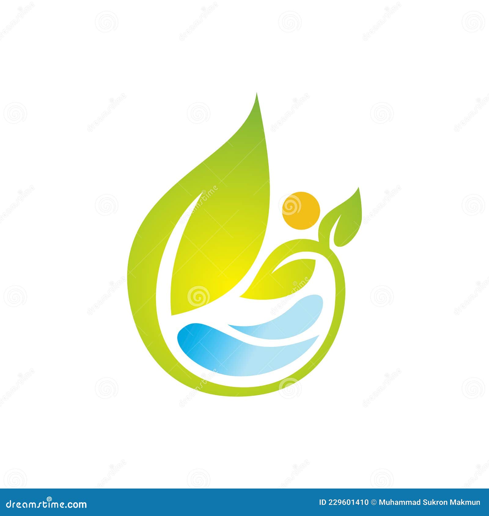 Abstract Save Nature Logo Icon Stock Vector - Illustration of symbol ...