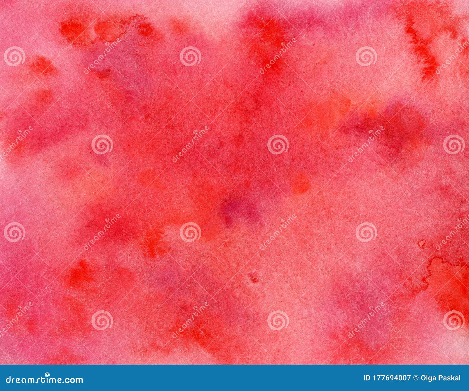 Abstract Scarlet Red Watercolor Background for Your Design Stock Image ...