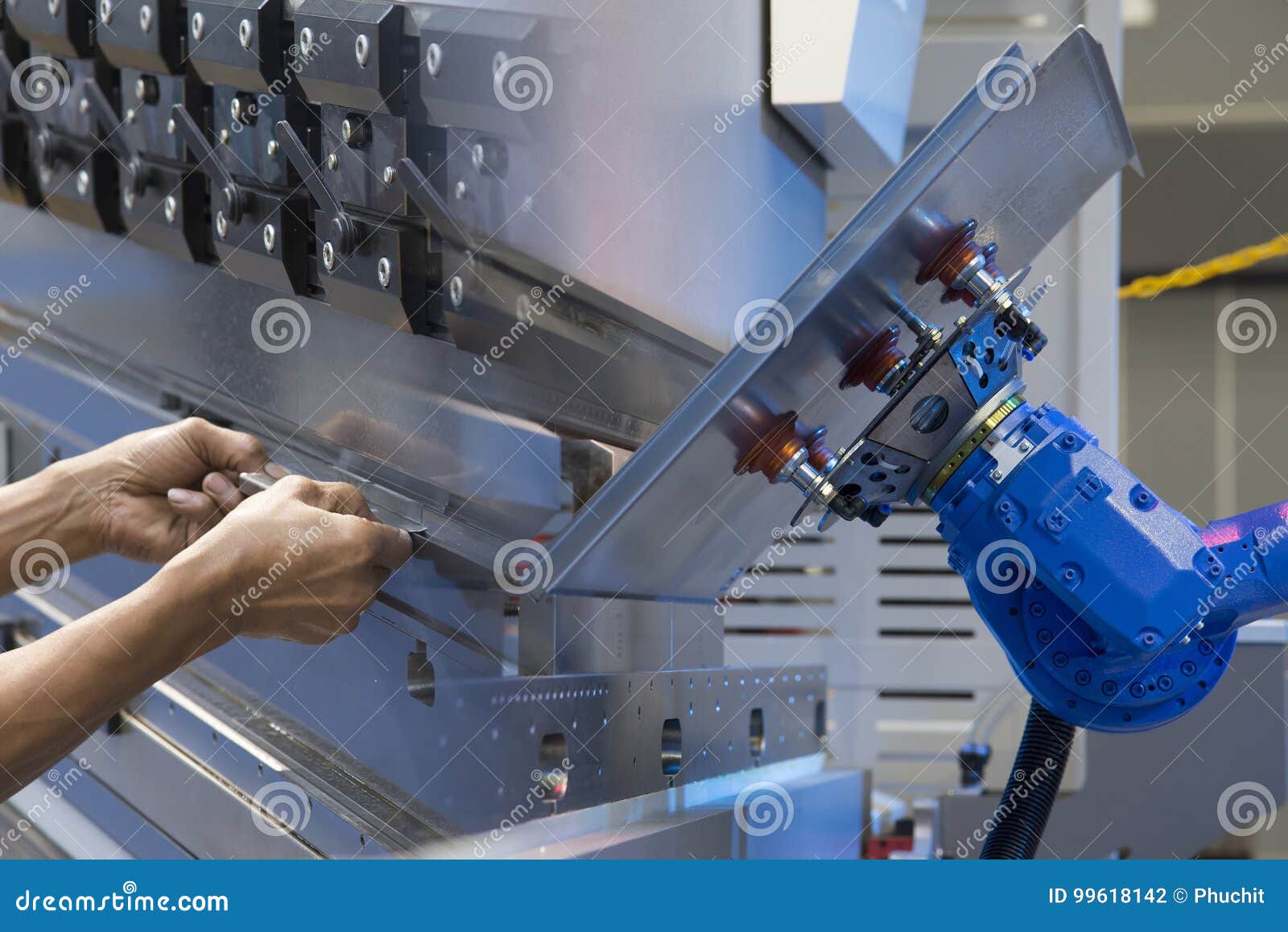 The Abstract Scene of Automatic Robot Arm Stock Photo - Image of ...