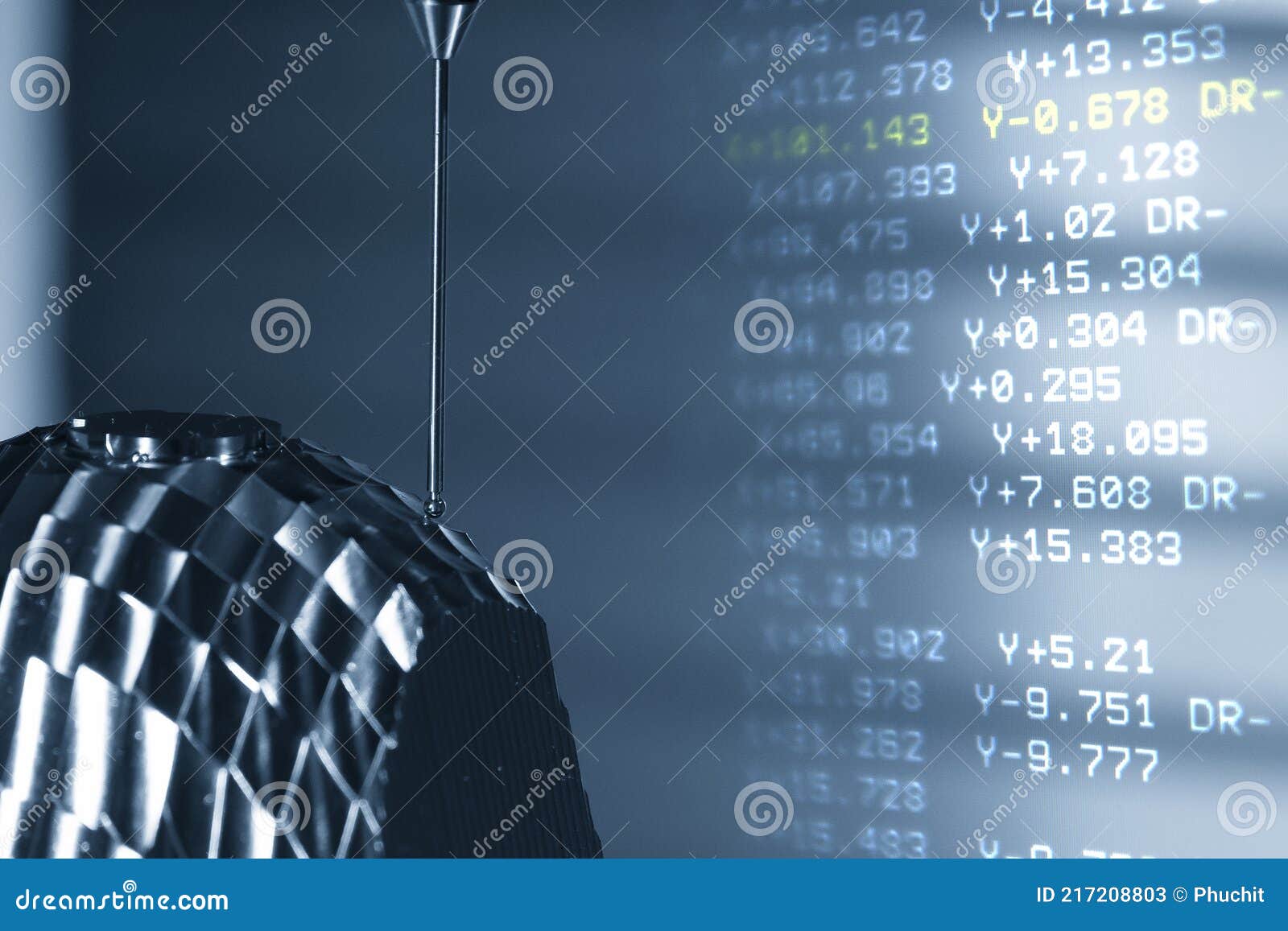 The Abstract Scene CMM Machine Operation and the G-code Data Background ...