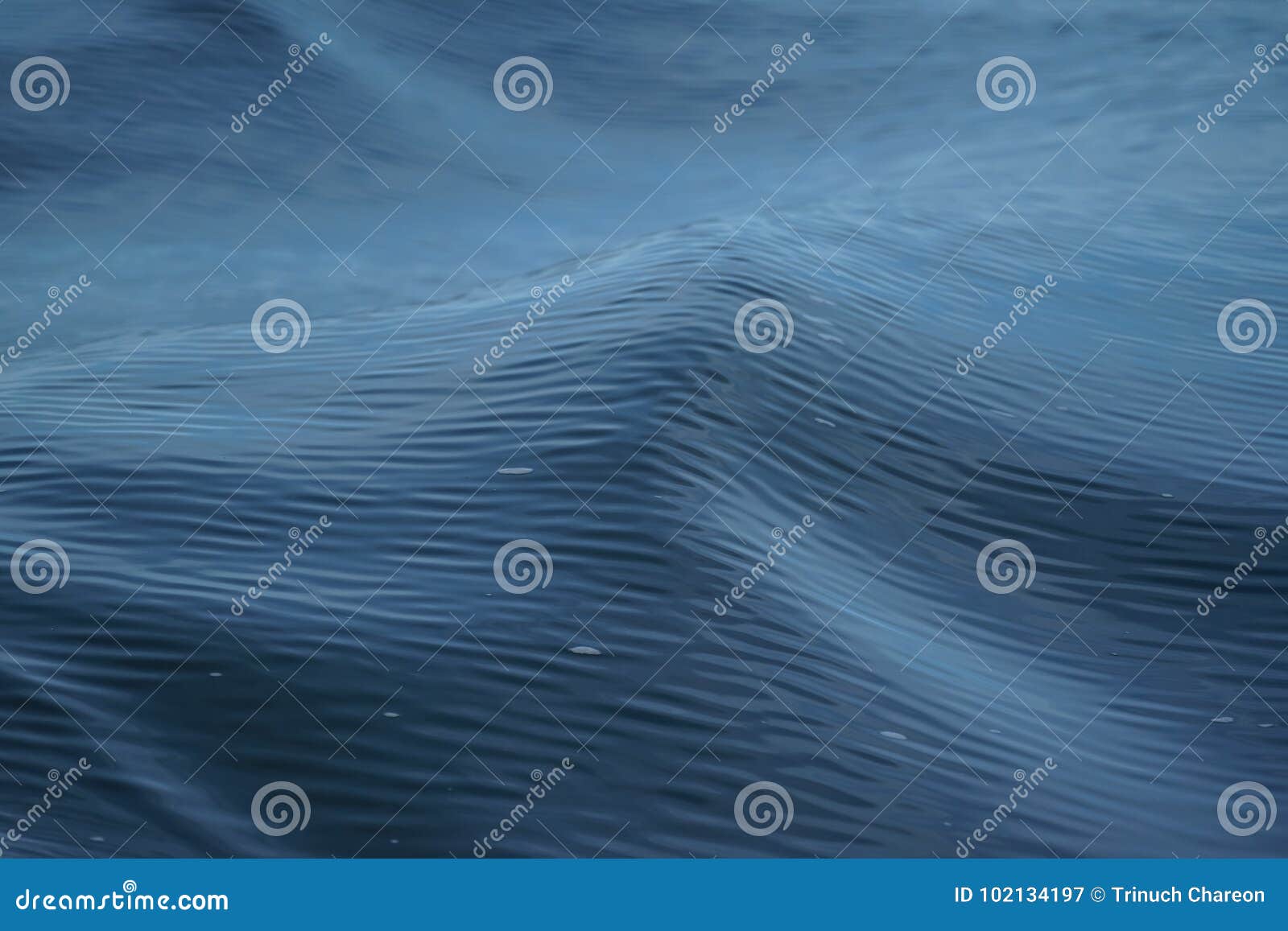 Abstract Scene Of Deep Blue Sea Water Ripple Wave Freezing Motion With ...