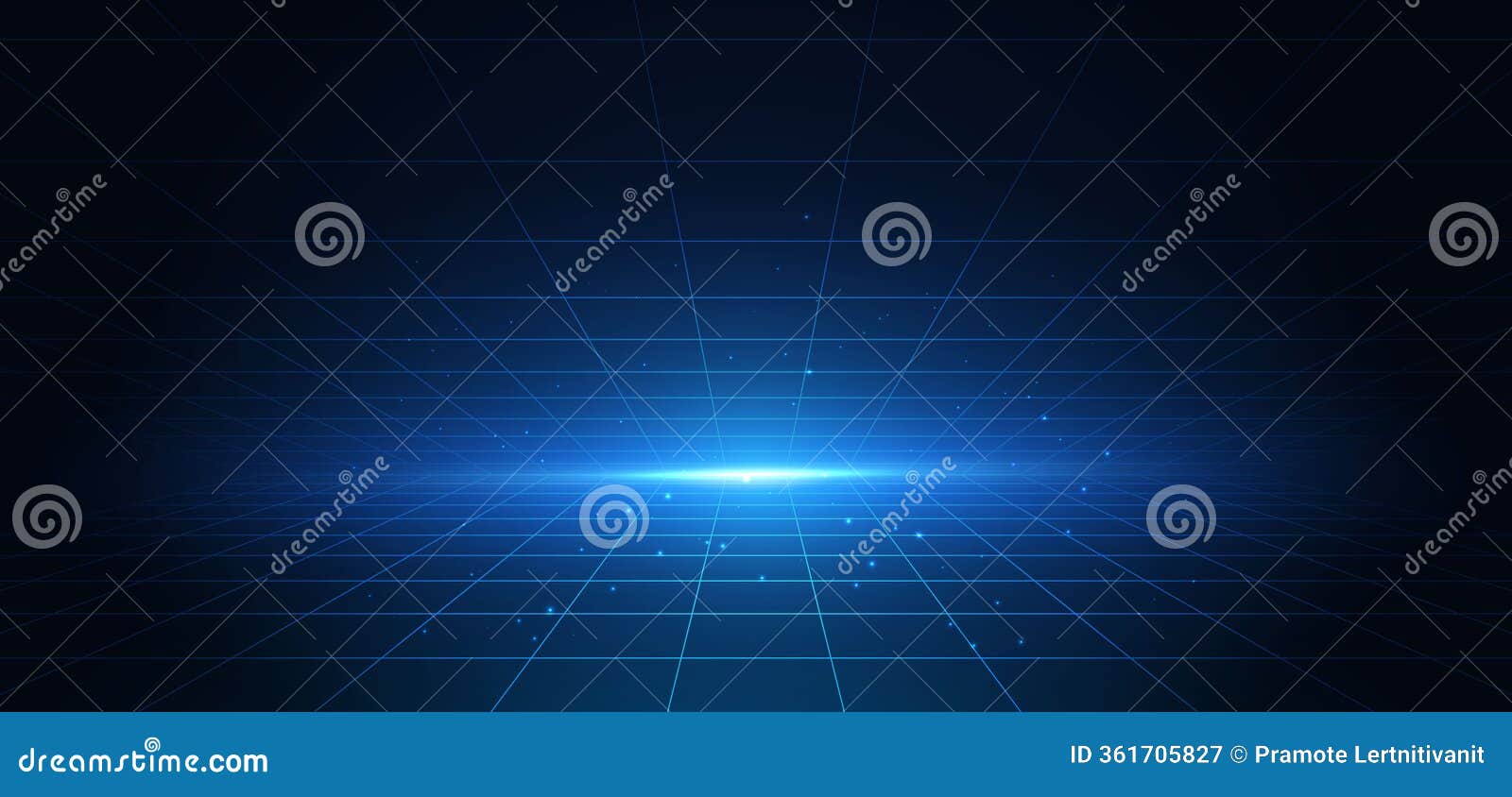 Abstract Scene Elegant Blue Lines Grid Lines on Dark Background with ...