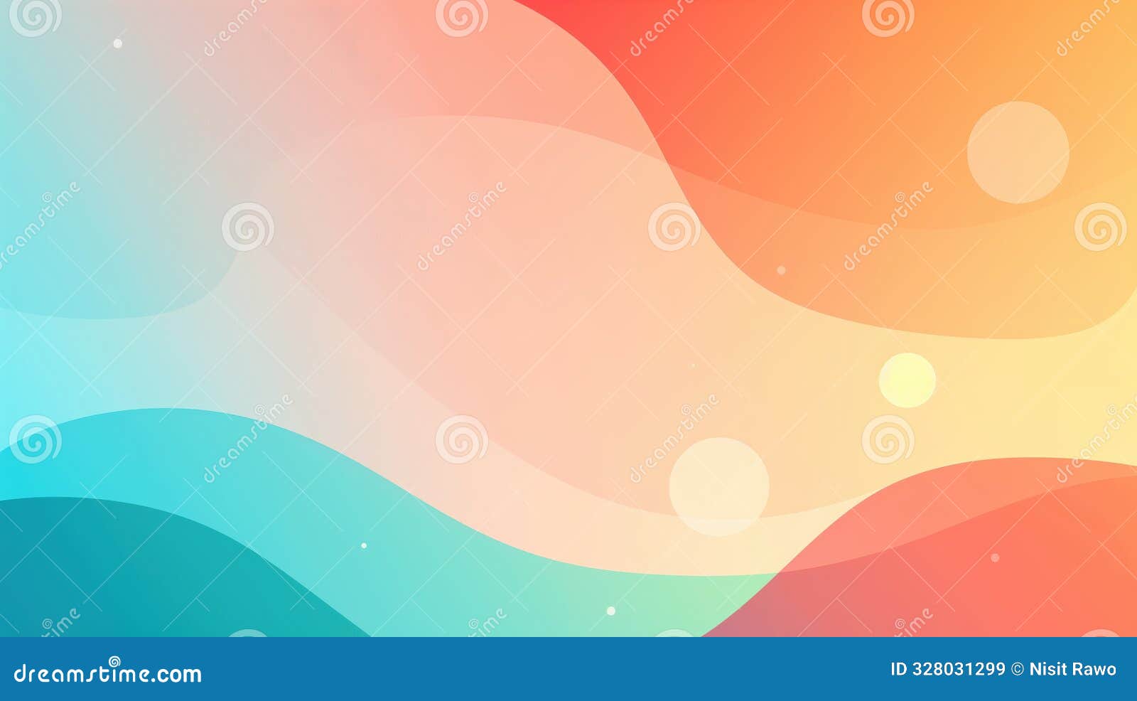 Abstract Scene with Gradient Background, Smooth Color Transitions, Flat ...