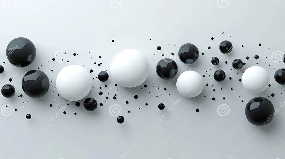 An Abstract Scene of Several Colliding Objects. a Dynamic Composition ...