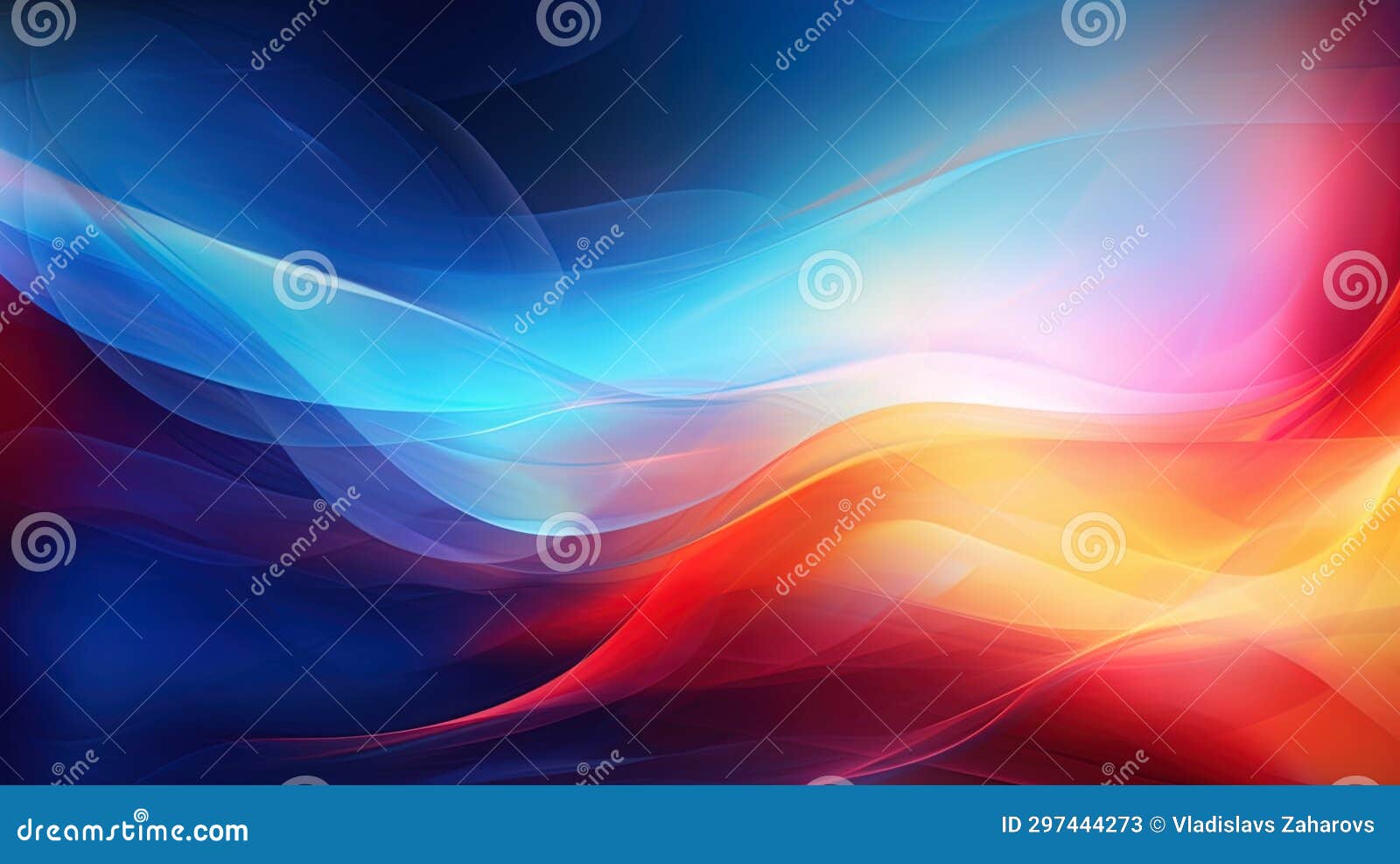 Abstract Scene: Visual Energy Flows and Light Flashes Create a Dynamic ...