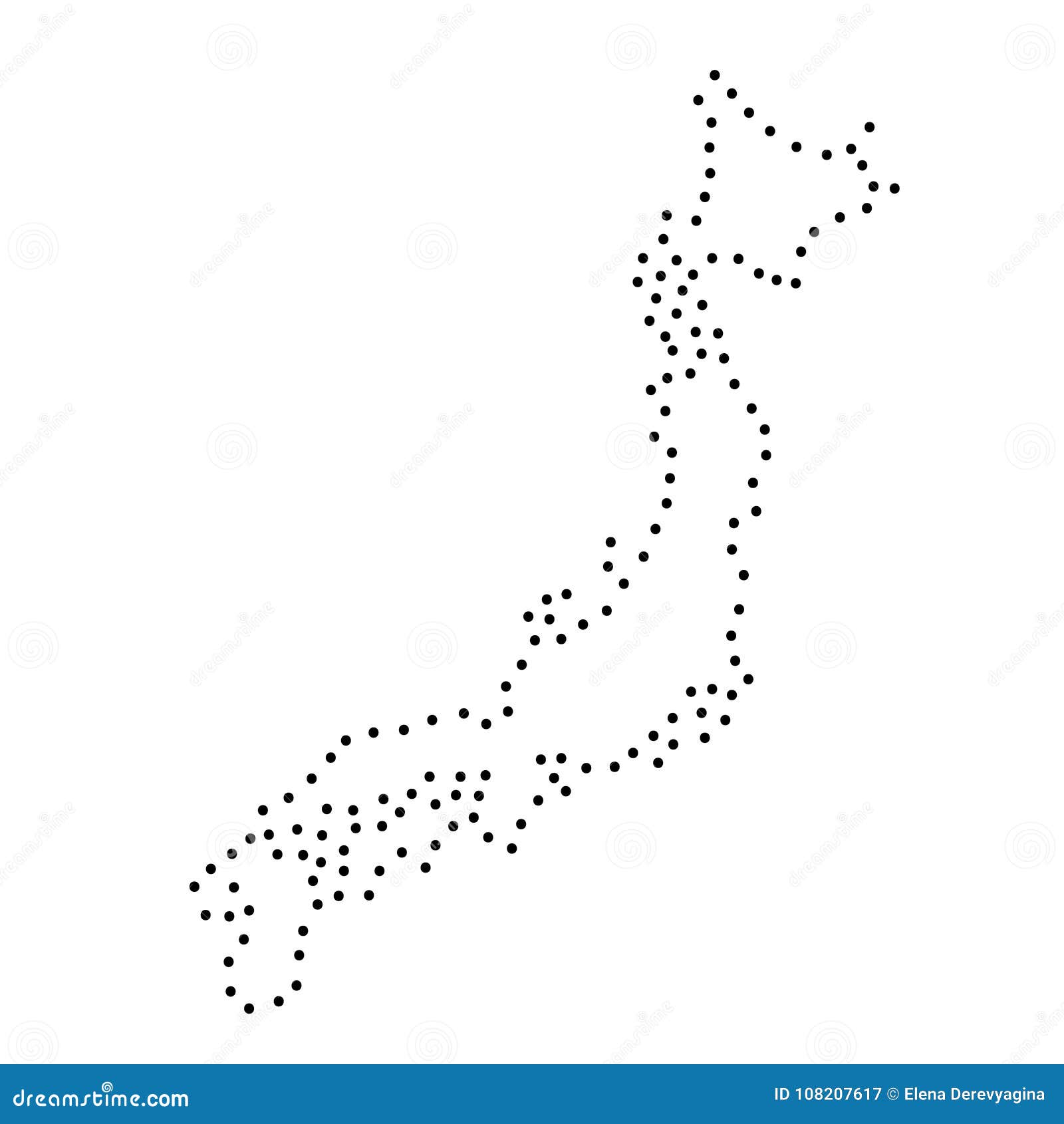 Japan Map Dots Cartoon Vector | CartoonDealer.com #11005935