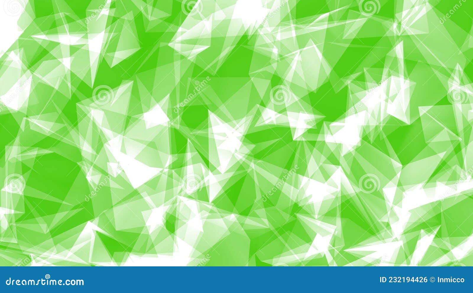 Abstract Sci-fi Green Grid Polygons or Wireframe Net Footage. Digital ...