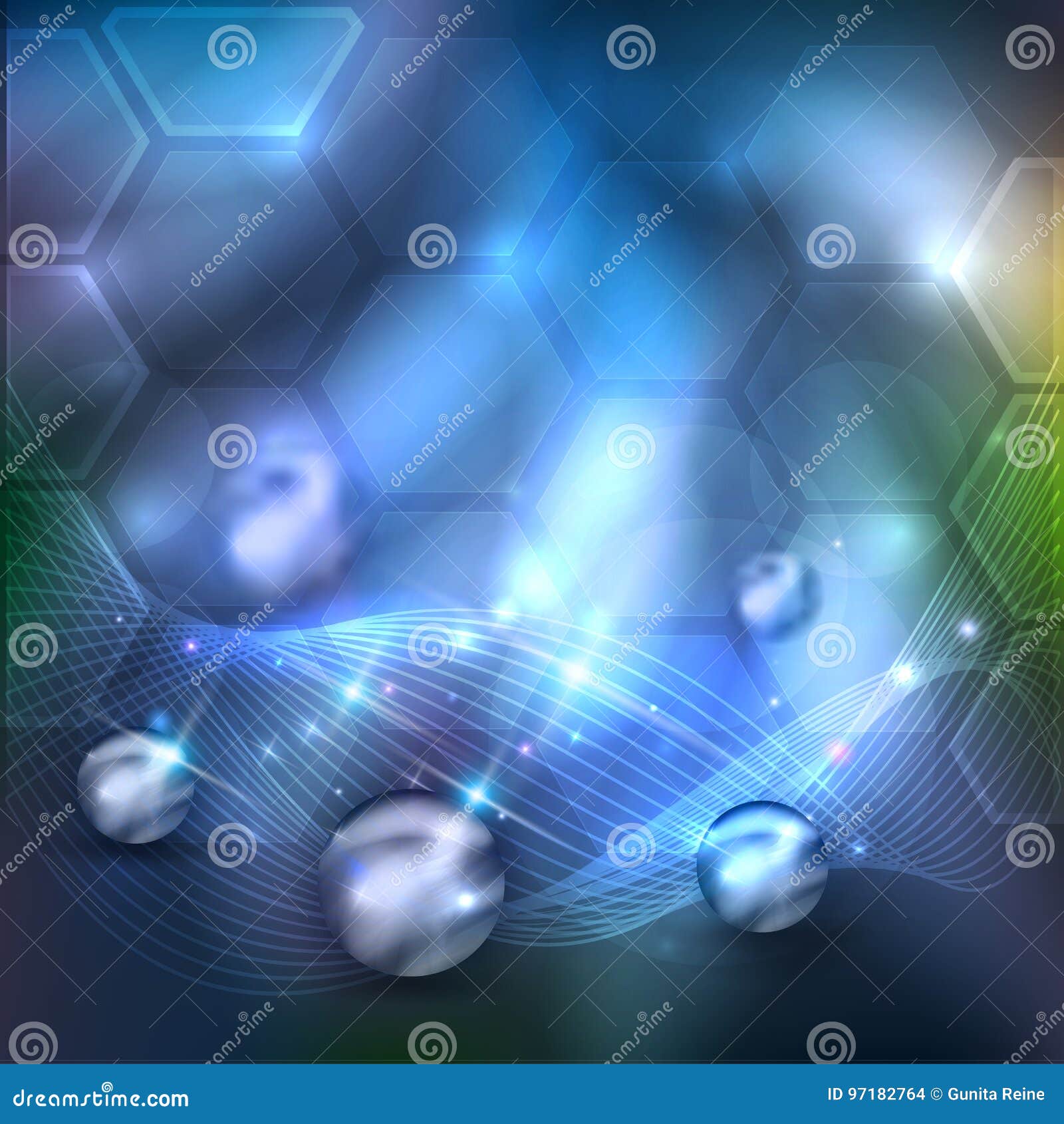 Abstract Science Background Stock Vector - Illustration of biology ...