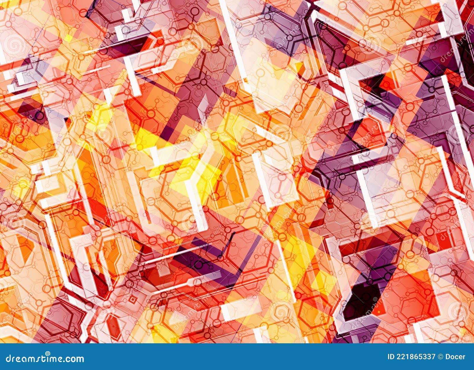 Abstract Science Background Stock Illustration - Illustration of warm ...