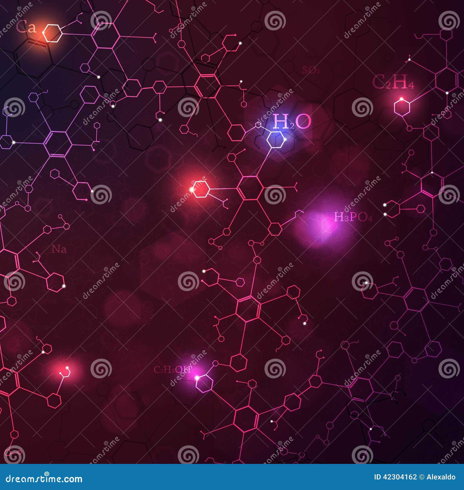 Abstract Science Background Stock Illustration - Illustration of bright ...