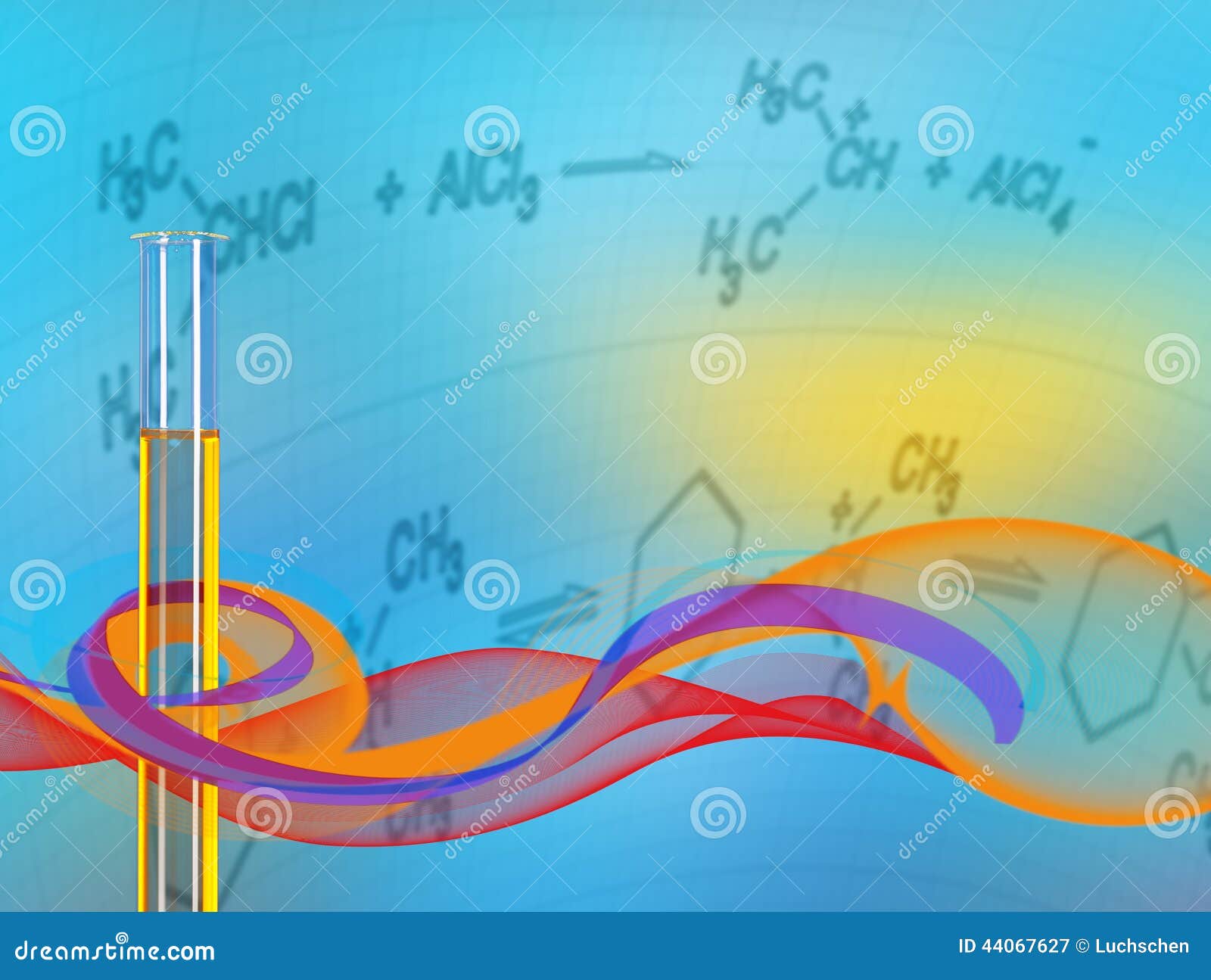 Abstract Science Background Test Tube Stock Image - Image of flask ...