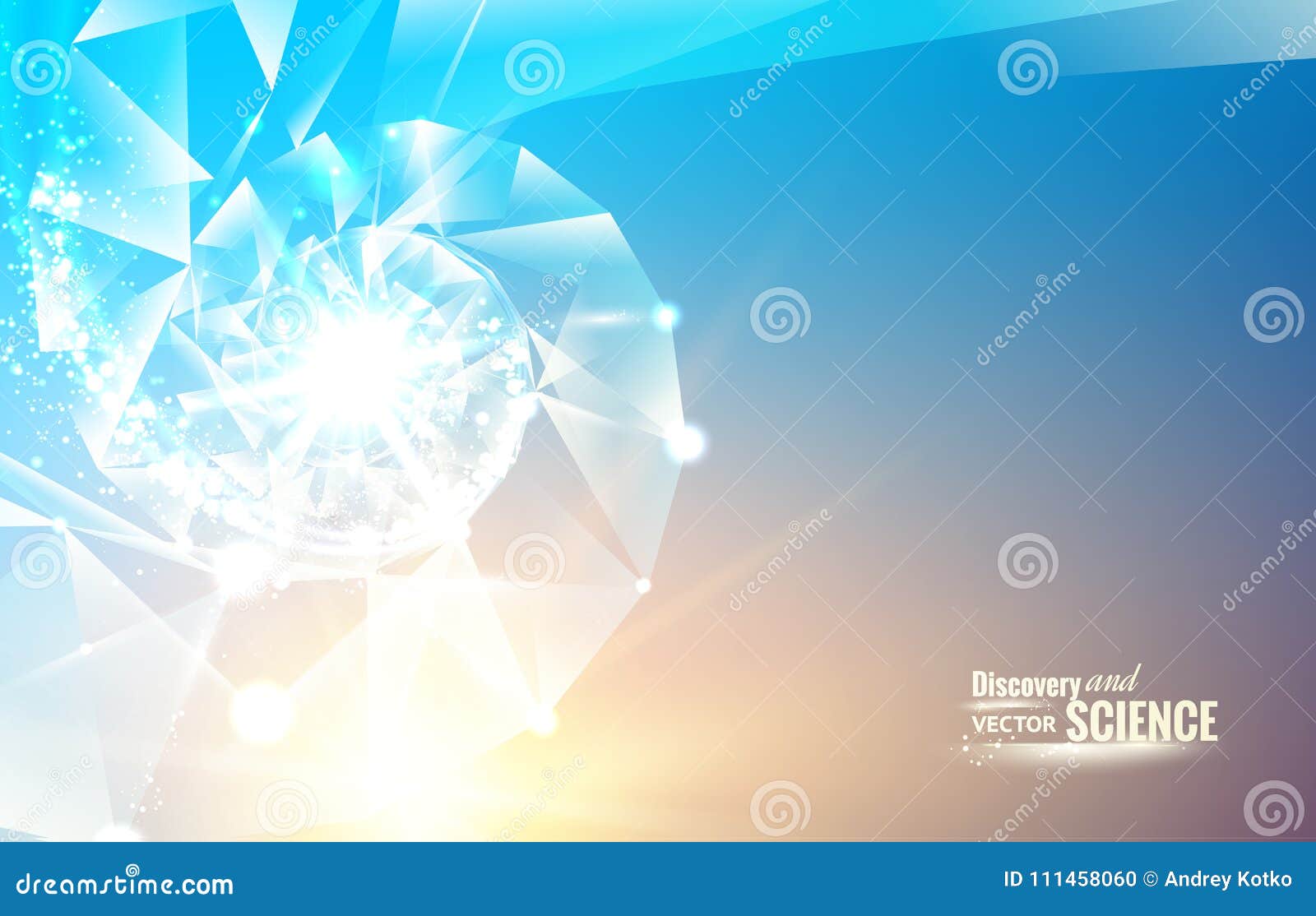Abstract science design stock vector. Illustration of electron - 111458060
