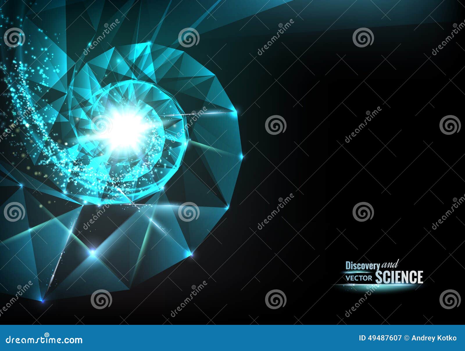 Abstract science design stock vector. Illustration of border - 49487607