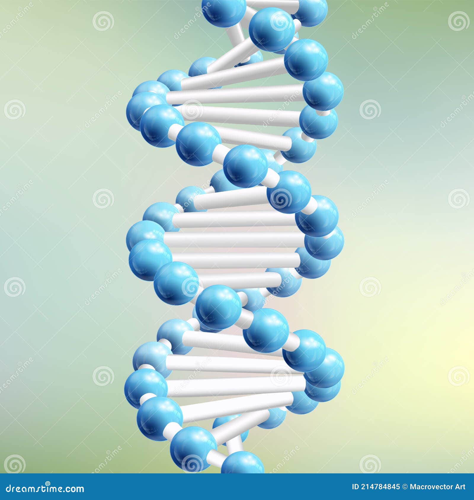 Abstract Science DNA stock vector. Illustration of molecule - 214784845