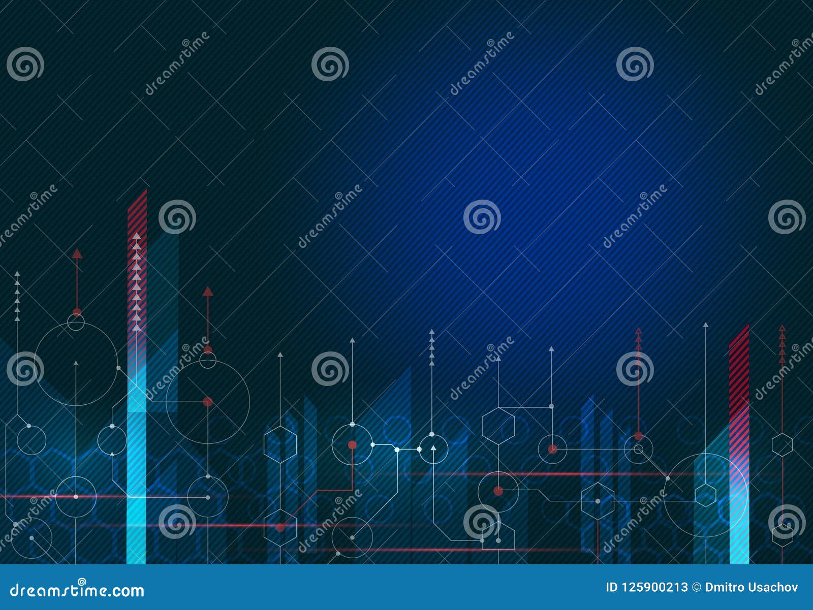 Abstract, Science, Futuristic, Energy Technologies. Graphical Interface ...