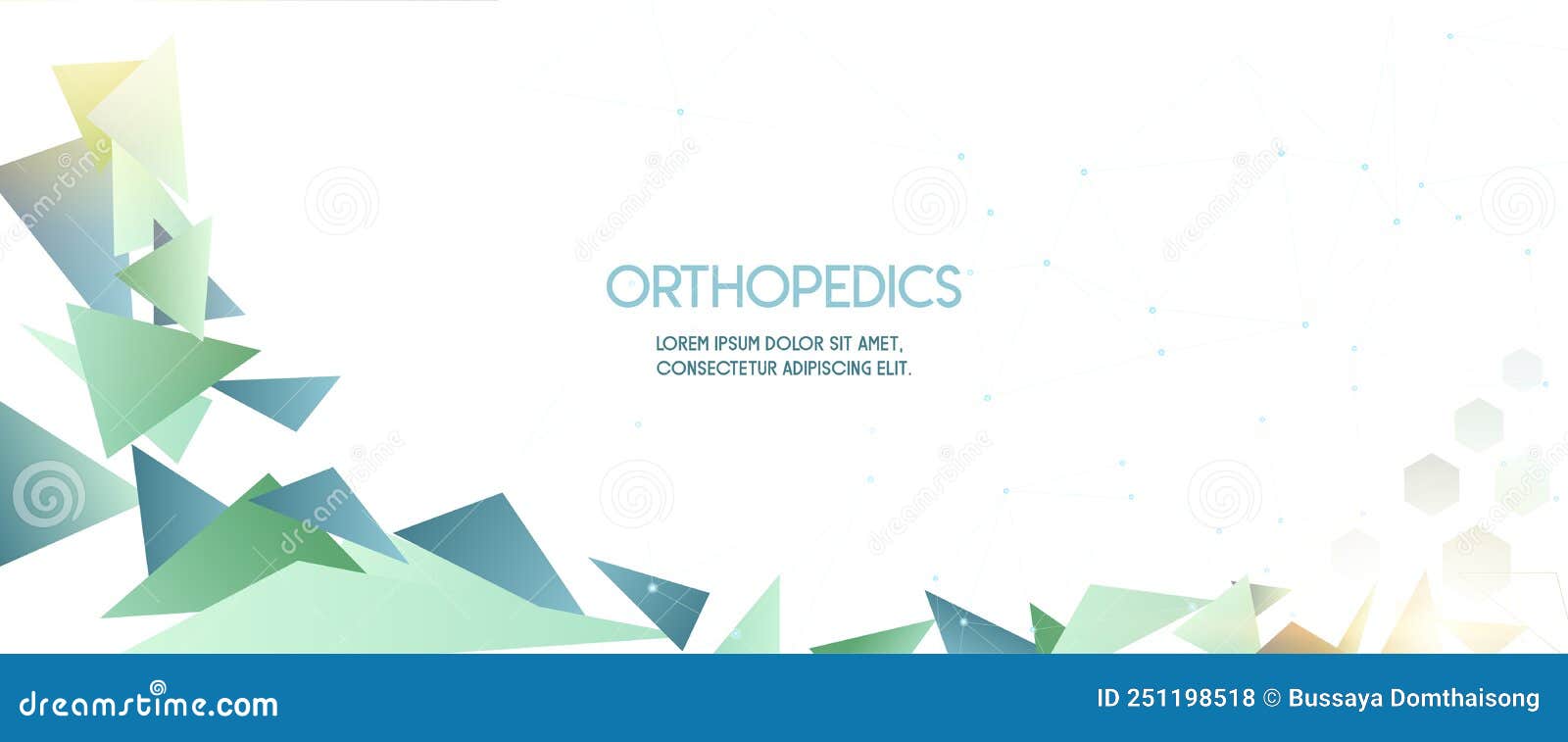 Abstract Science Medical Orthopedics Background Stock Vector ...
