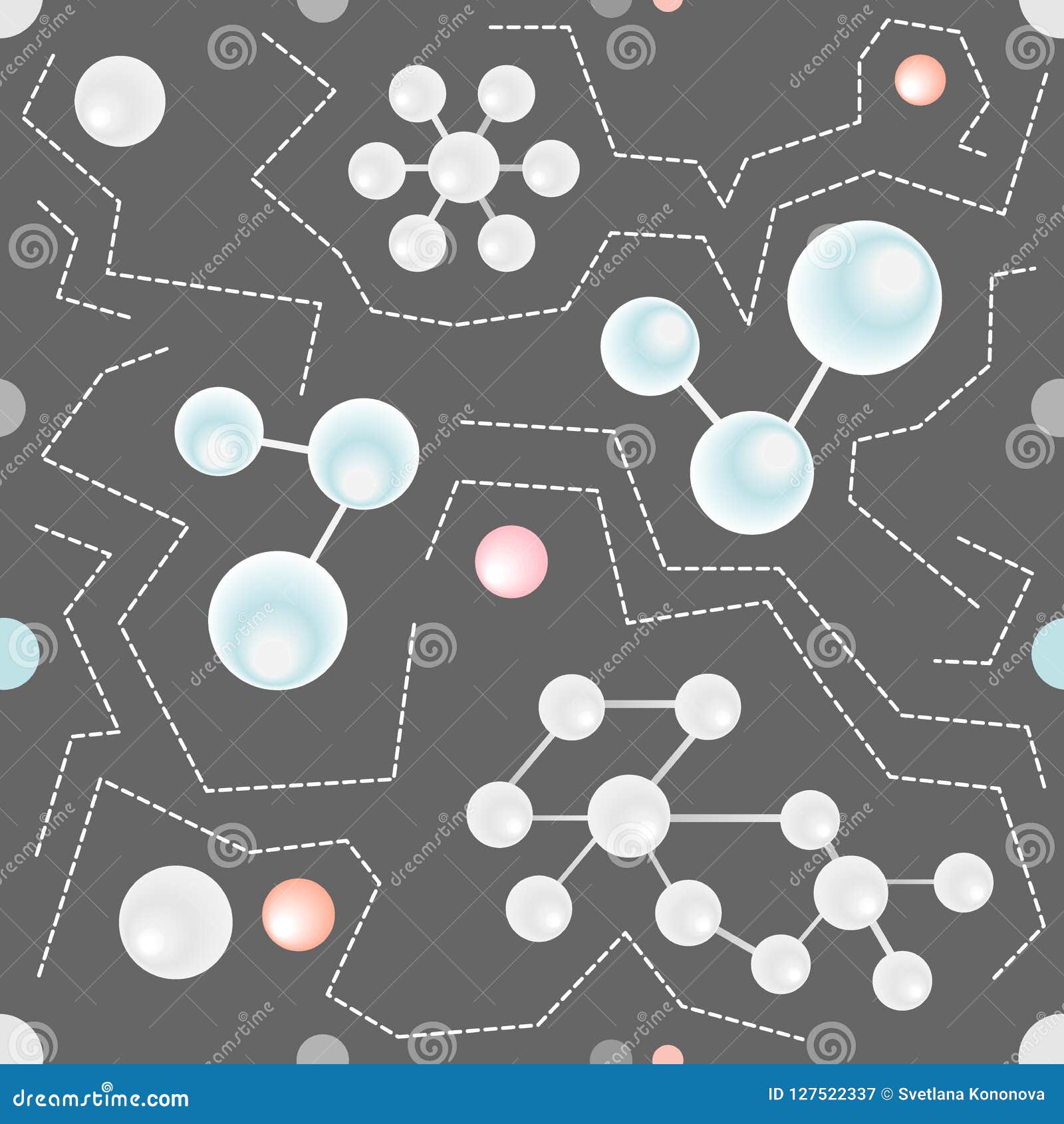 Abstract science pattern. stock vector. Illustration of poster - 127522337