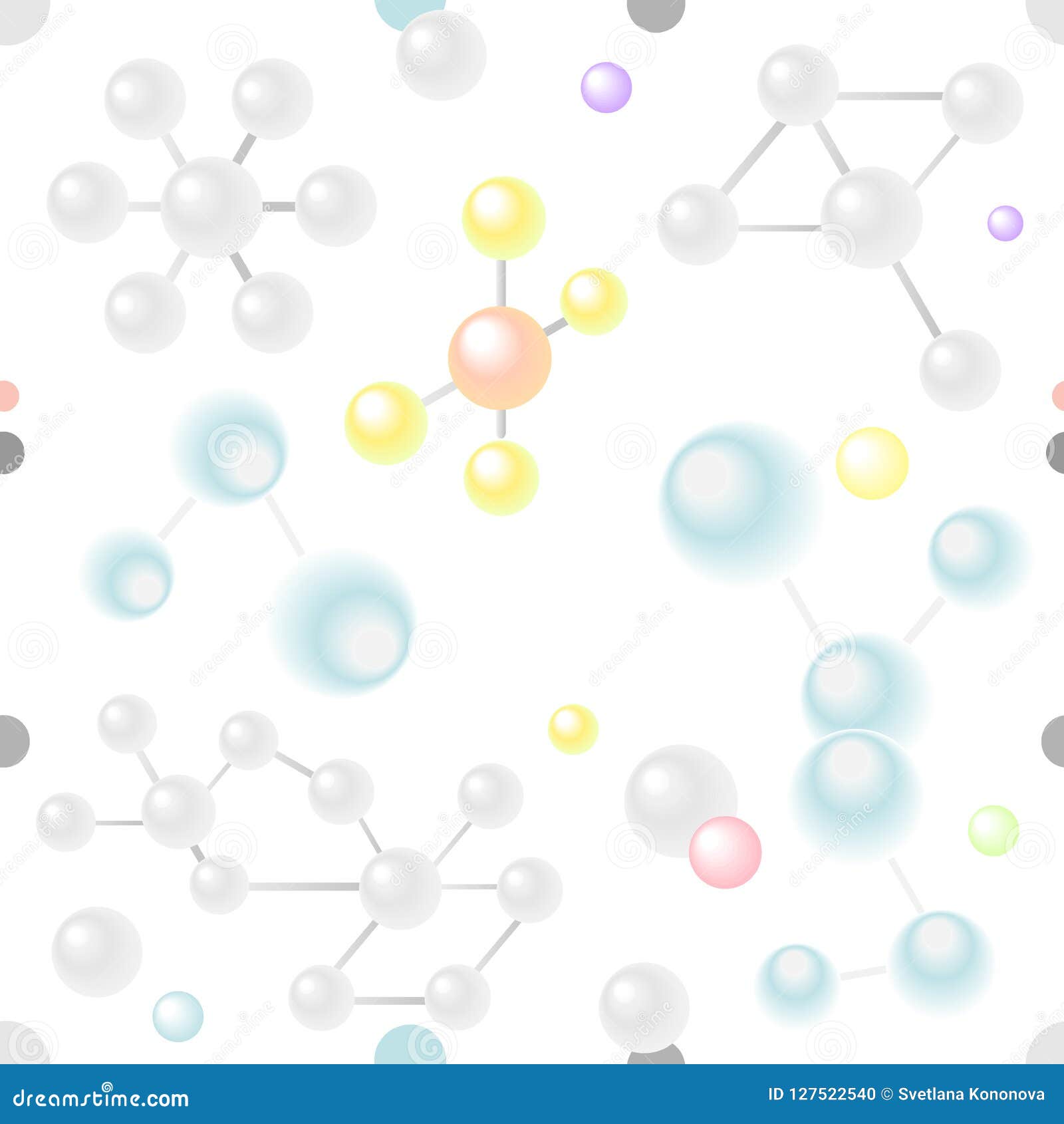 Abstract science pattern. stock vector. Illustration of innovation ...