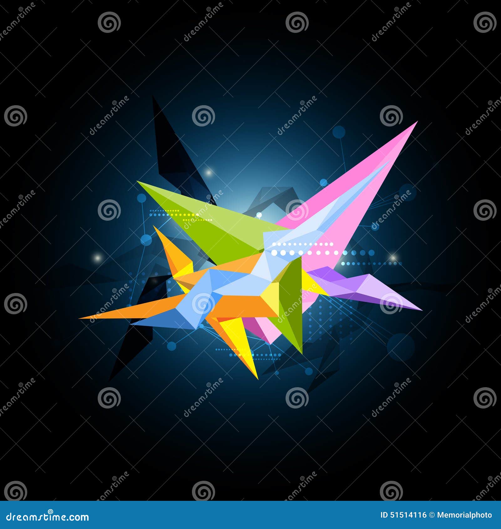 Abstract Science Shape Design Stock Vector - Illustration of science ...