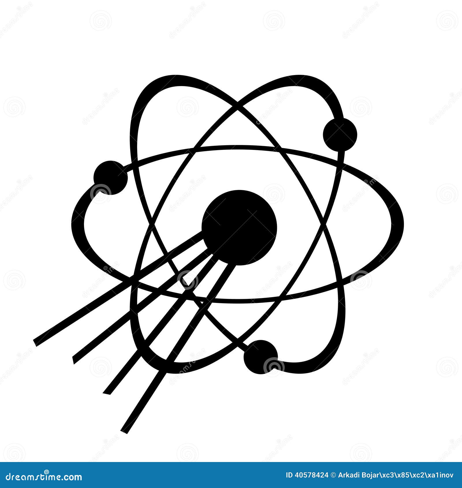 Abstract science symbol stock vector. Illustration of symbol - 40578424