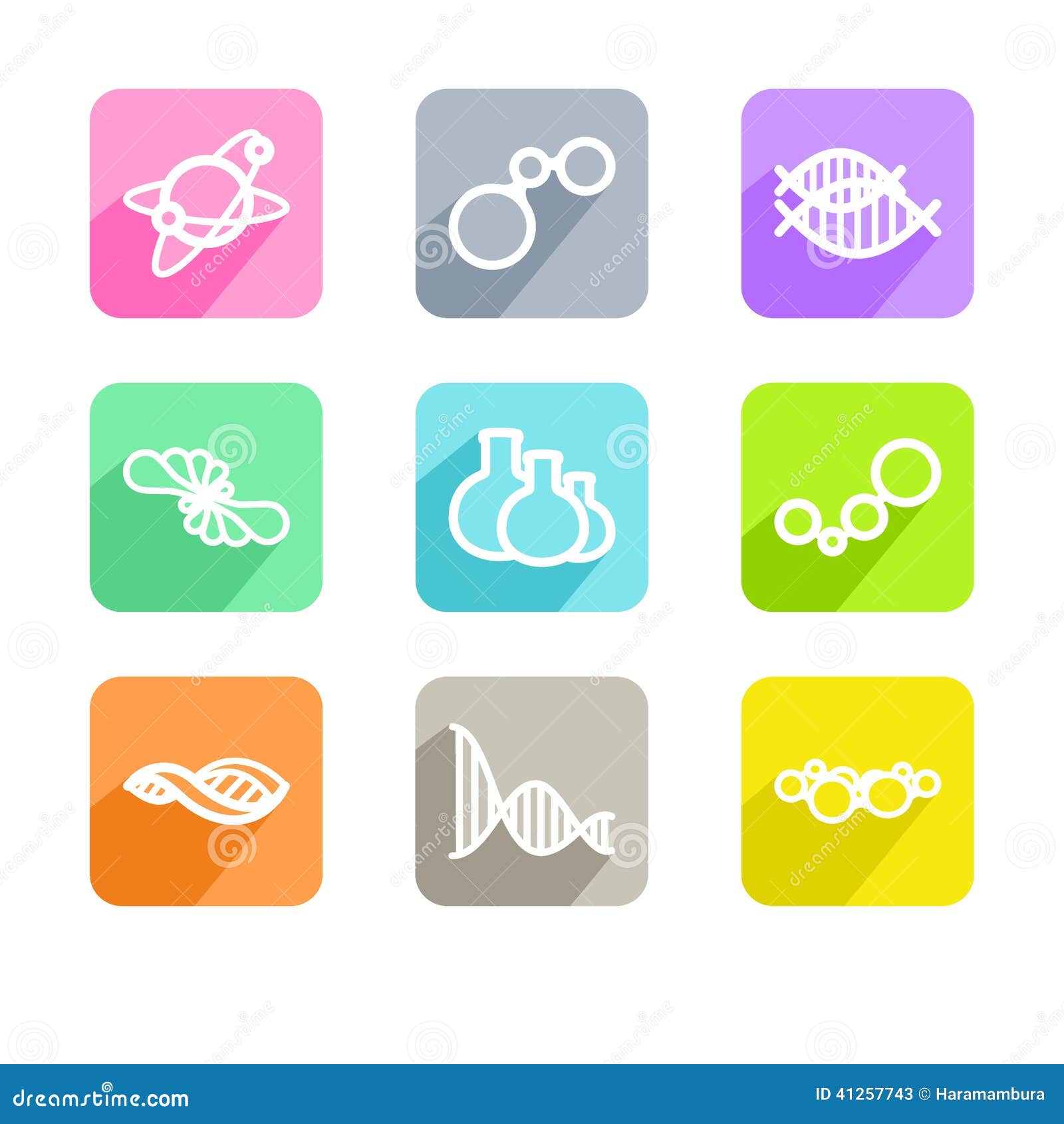 Abstract science symbol stock vector. Illustration of chemistry - 41257743