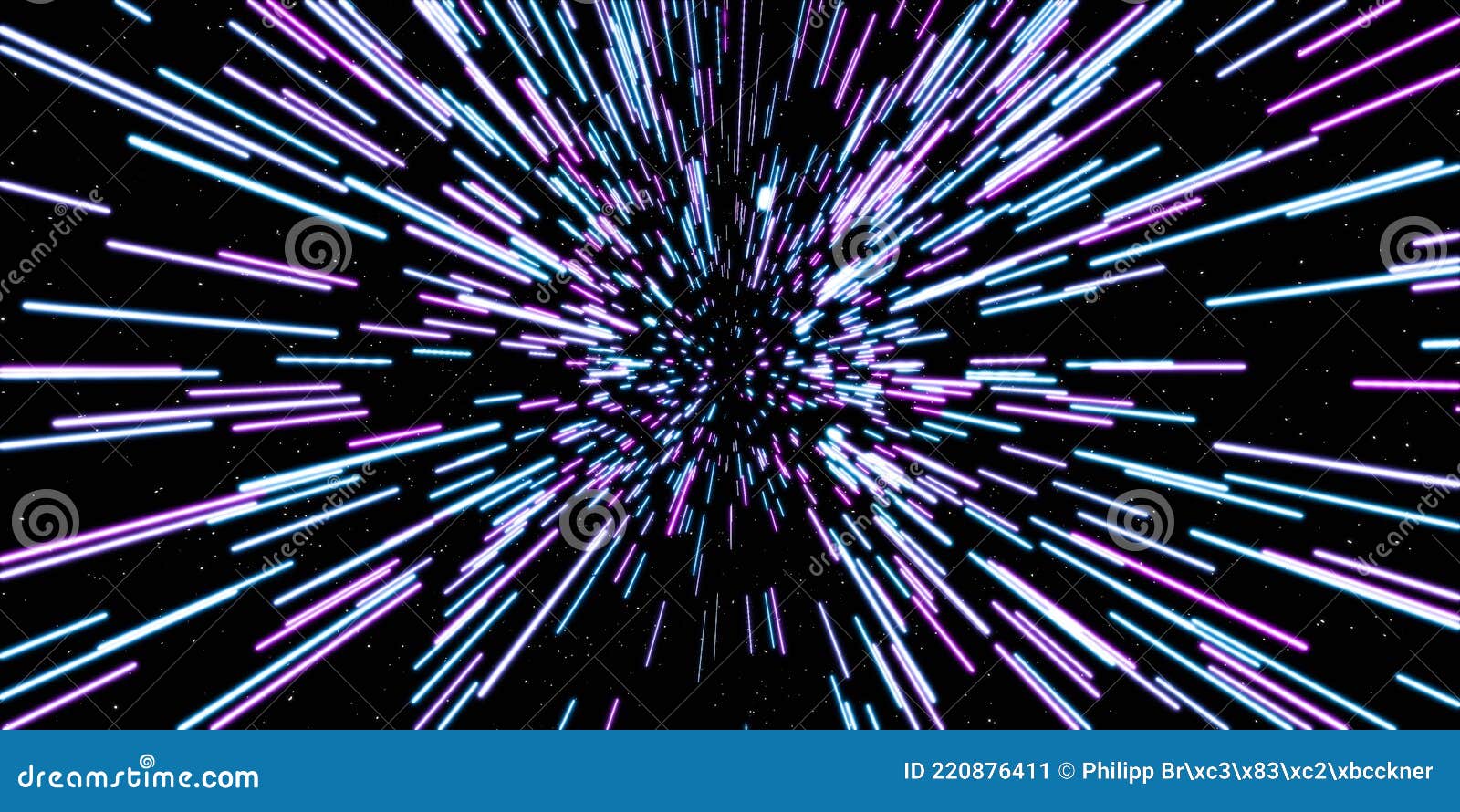 Abstract Science or Technology Background with Circular Neon Light ...