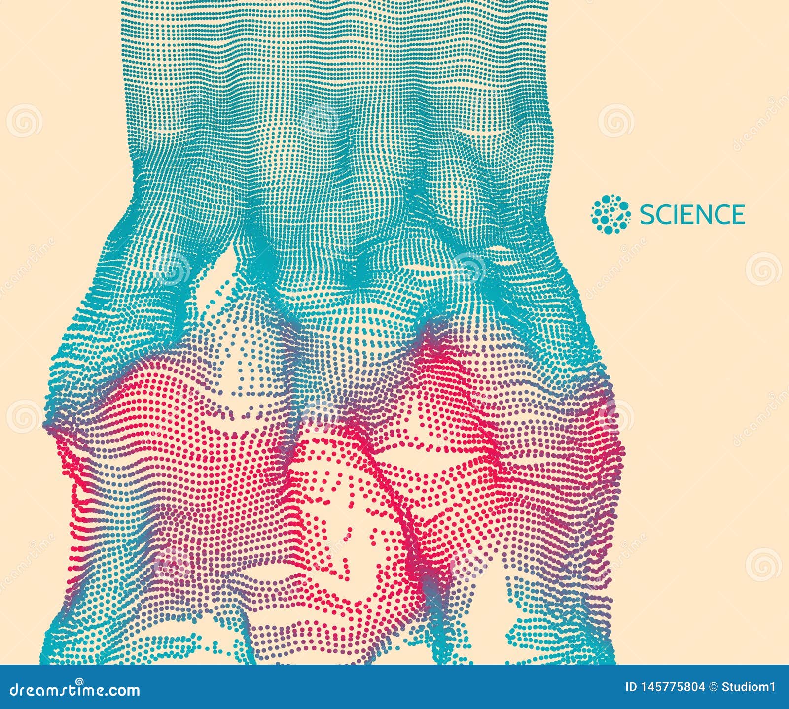 Abstract Science or Technology Background. Graphic Design Stock Vector ...