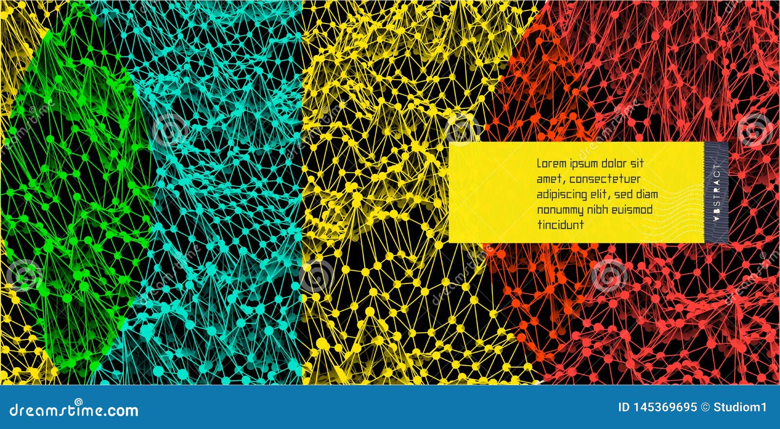 Abstract Science or Technology Background. Graphic Design. Network ...