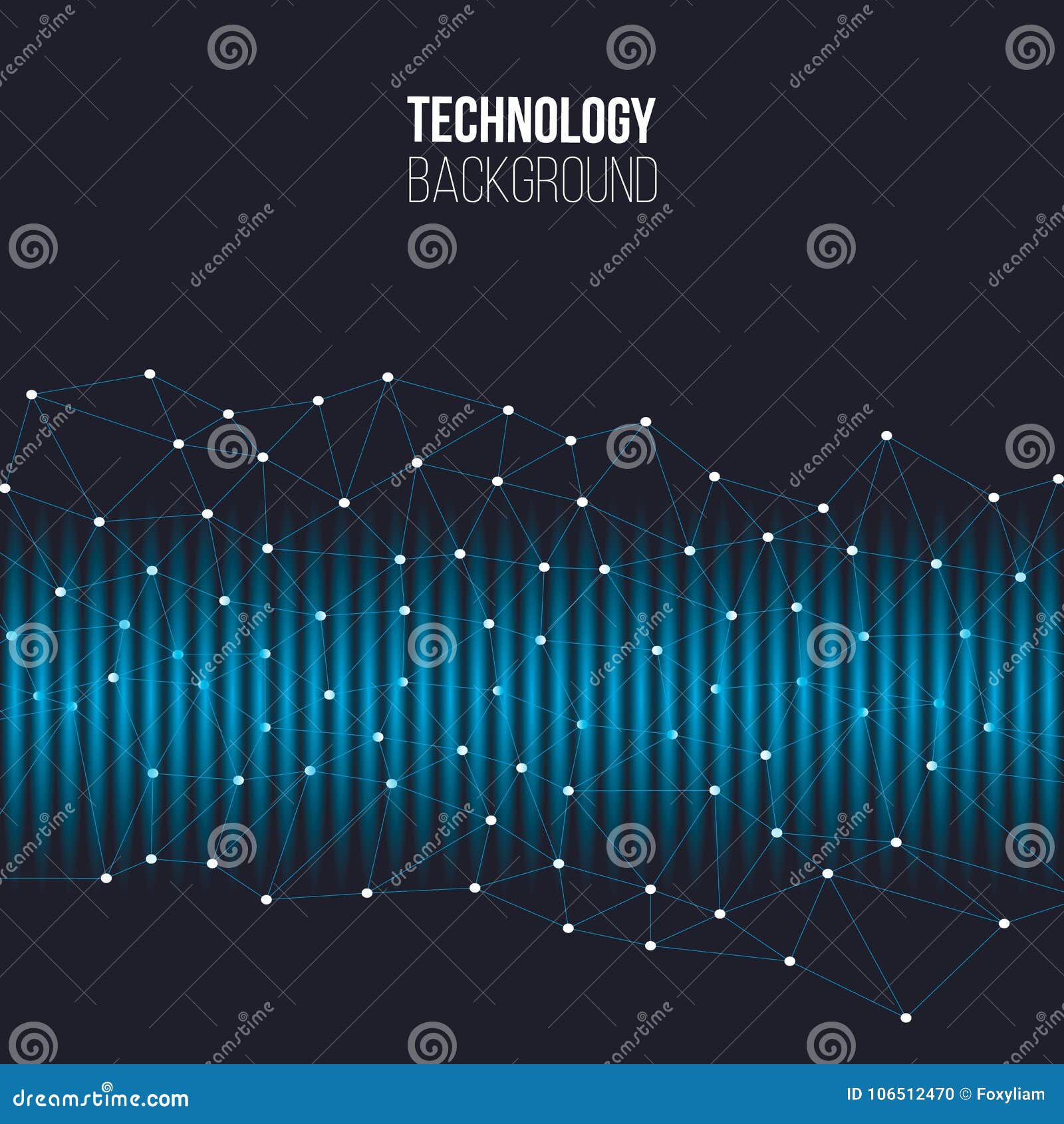 Abstract Science and Technology Background Stock Vector - Illustration ...