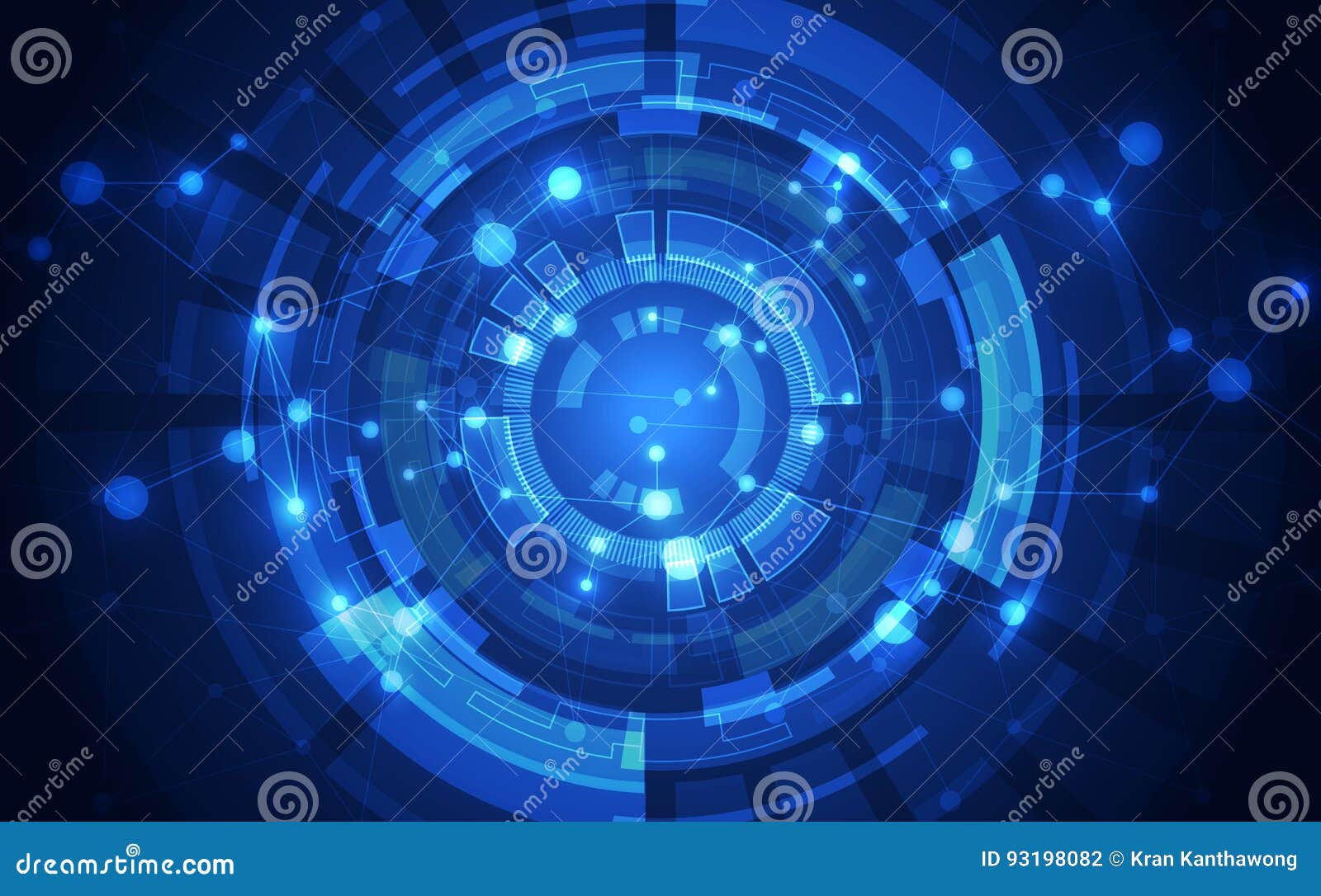 Abstract Science Technology Concept Background. Vector Illustration ...