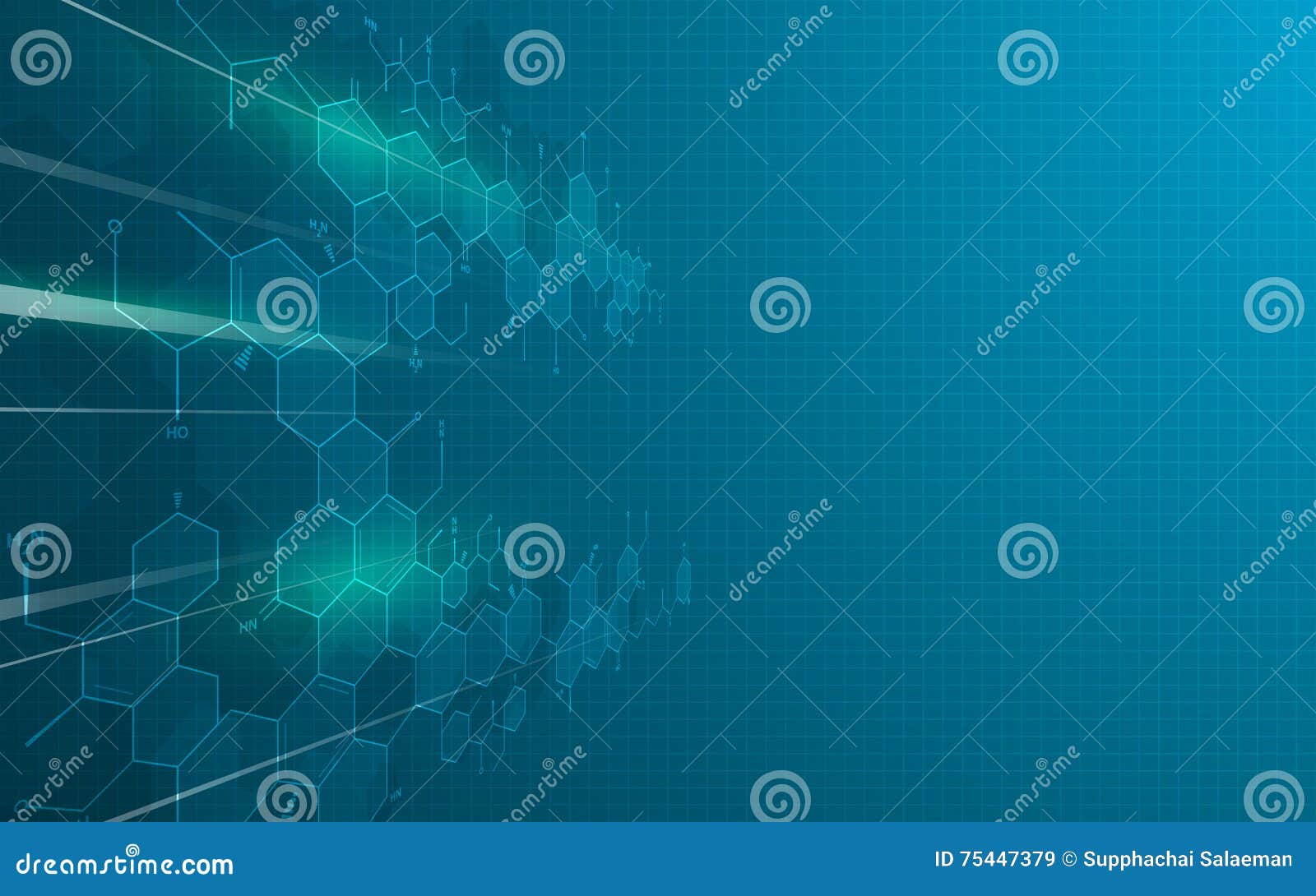 Abstract Science Technology Innovation Education Design Concept ...