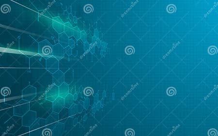 Abstract Science Technology Innovation Education Design Concept ...