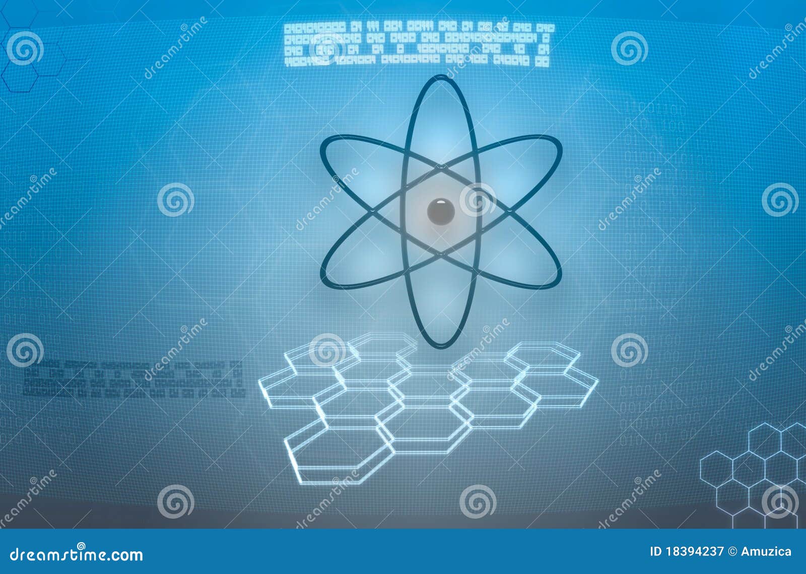 Abstract Scientific Background Stock Illustration - Illustration of ...