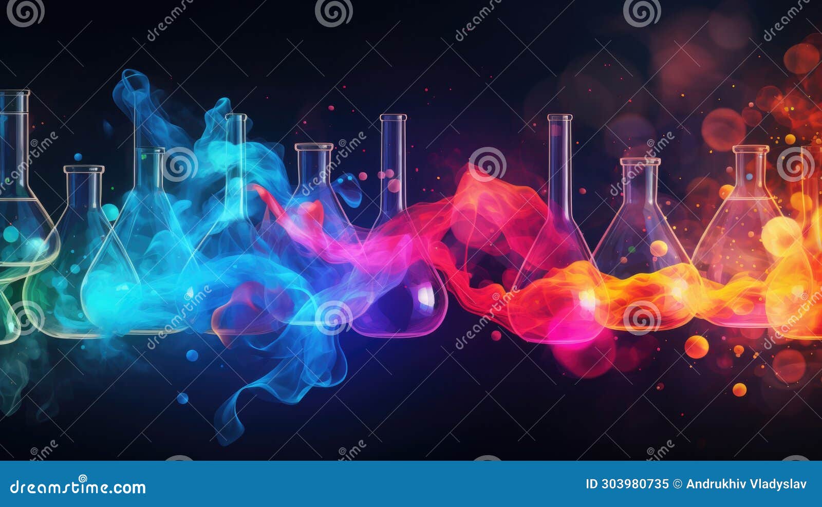 Abstract Scientific Background Stock Illustration - Illustration of ...