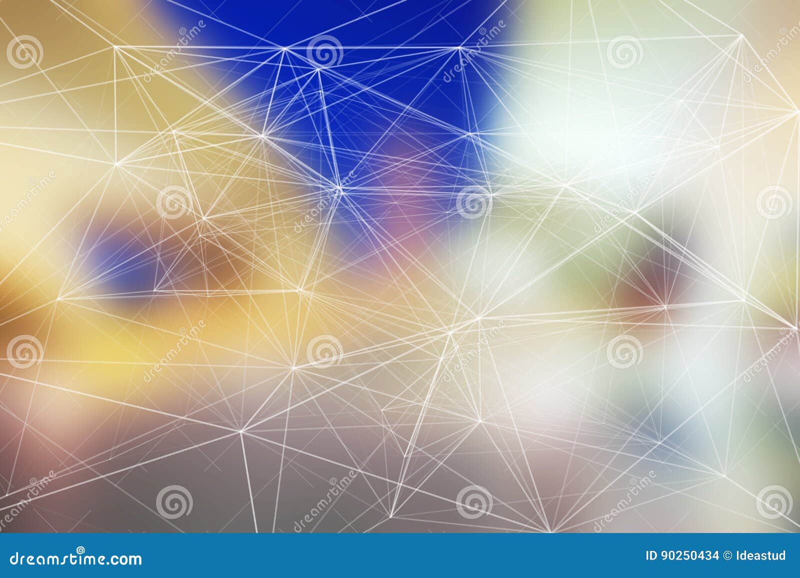 Abstract Scientific Blurred Background with Grid Structure Stock ...