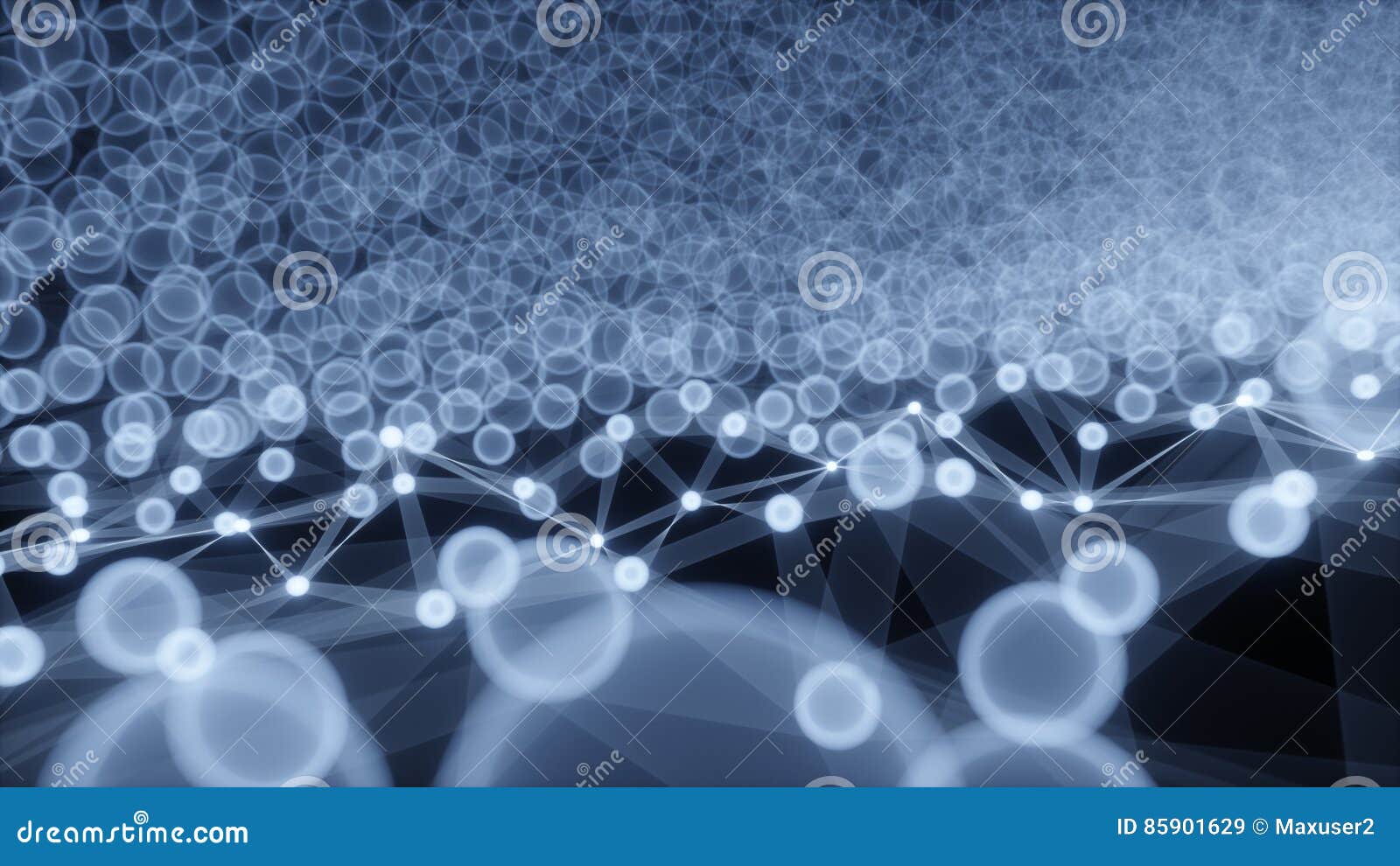 Abstract Scientific Graph or Nano Structure Background 3d Illustration ...