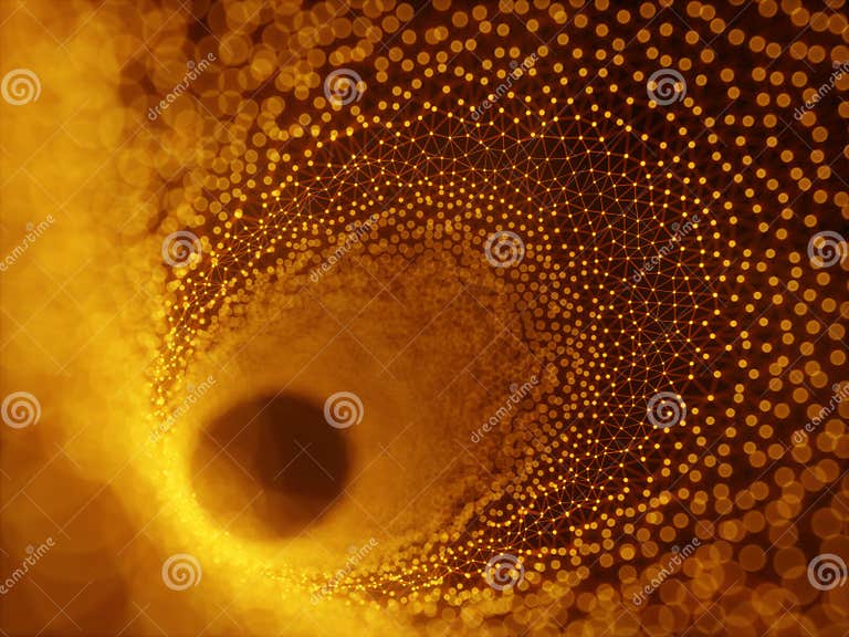 Abstract Scientific Graph or Nano Structure Background 3d Illustration ...