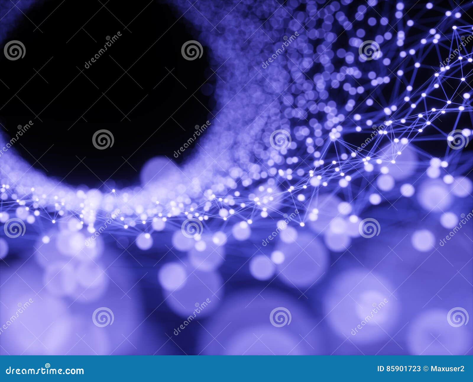 Abstract Scientific Graph or Nano Structure Background 3d Illustration ...