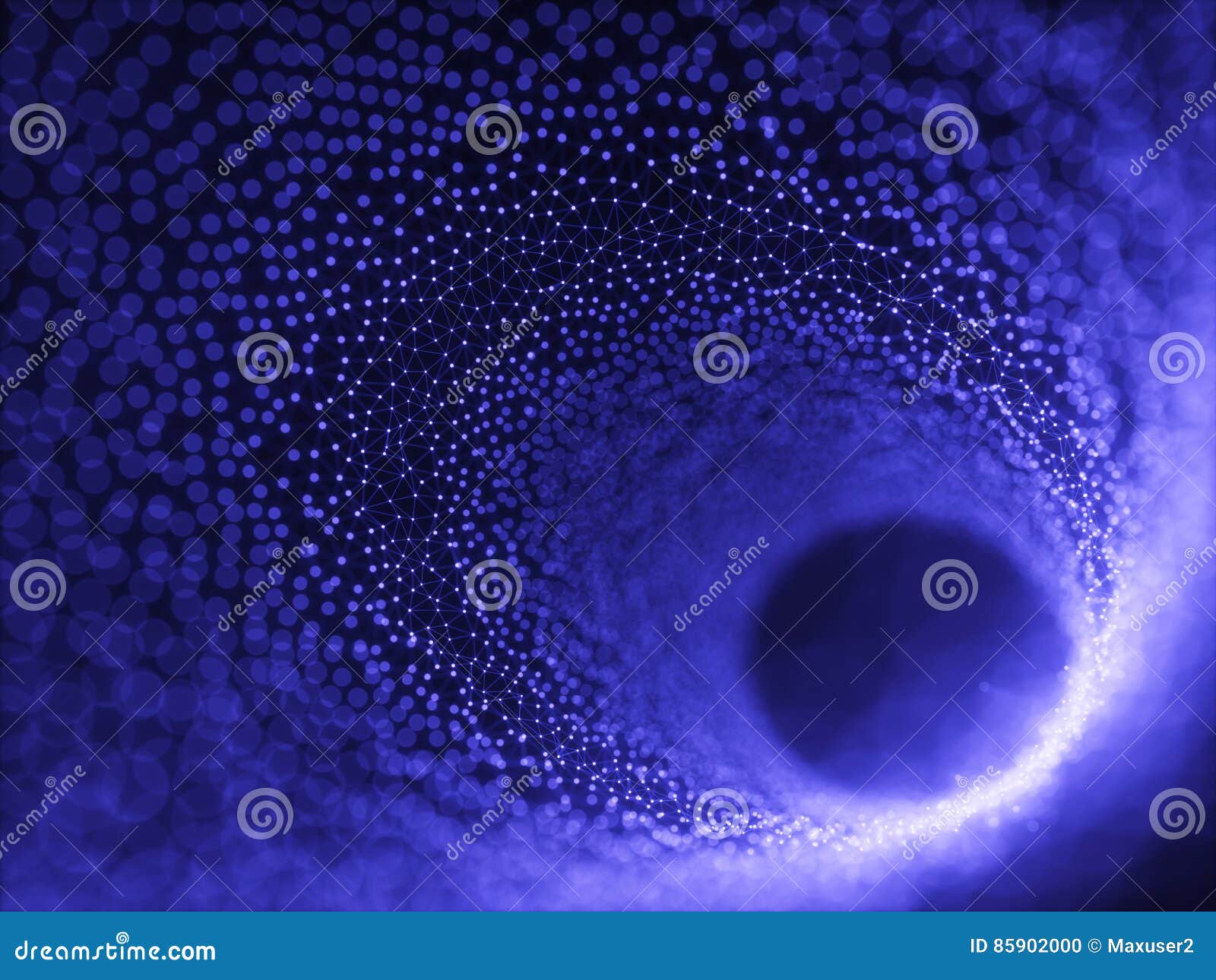 Abstract Scientific Graph or Nano Structure Background 3d Illustration ...